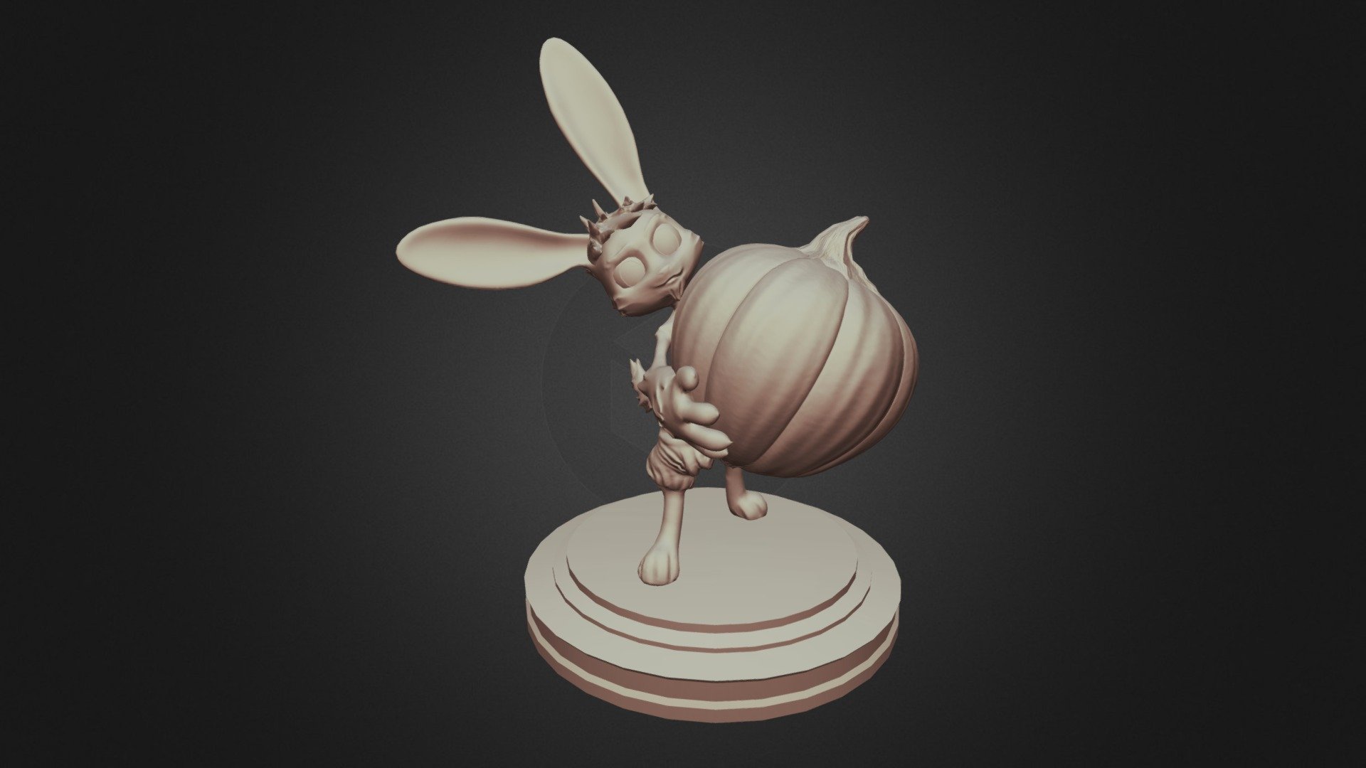 Pumpkin Tamren - 3D model by mhoerter [ccc8c46] - Sketchfab