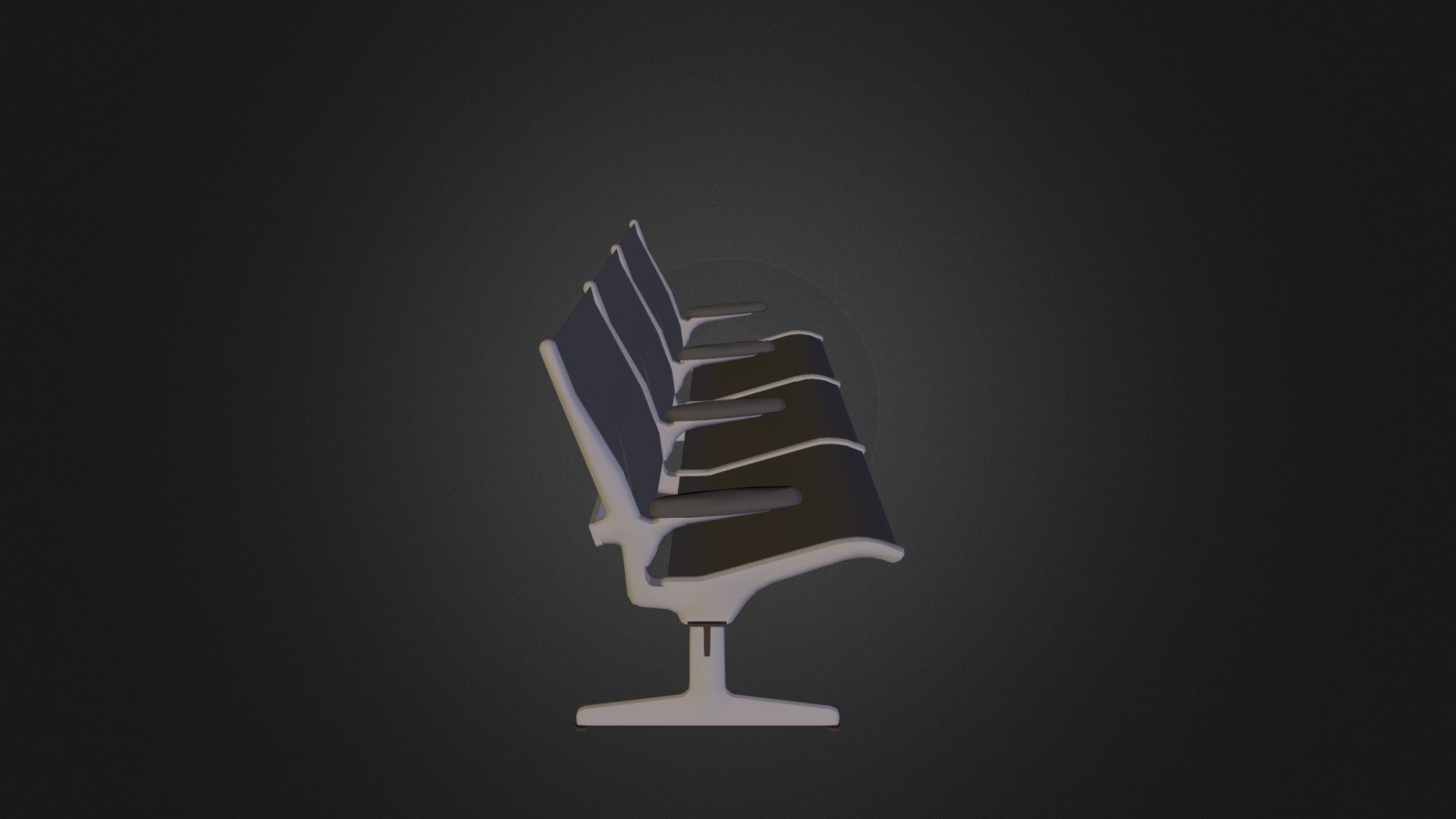 Eames Tandem Sling - 3D model by Herman Miller, Inc. (@hermanmiller ...