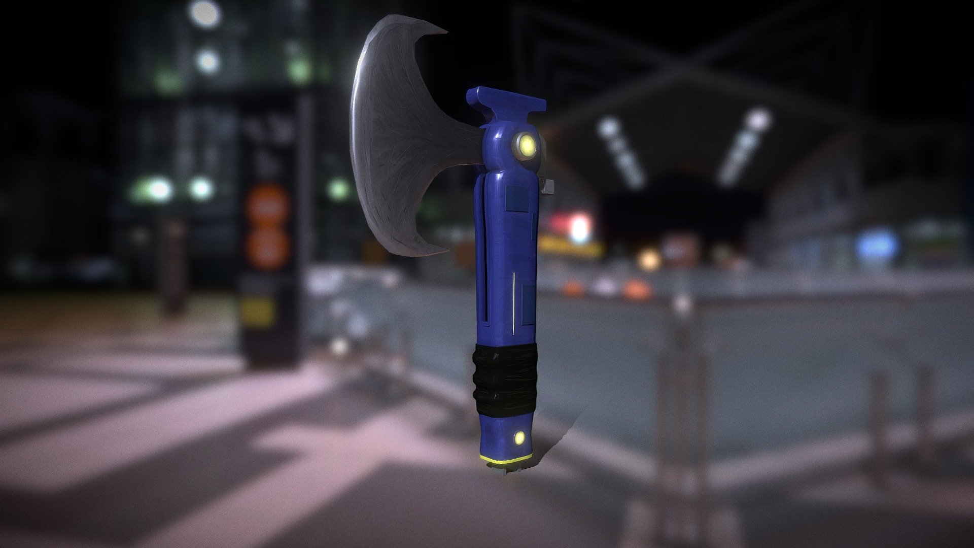 Electric cool axe. - 3D model by SpaceGolby [ccc96c7] - Sketchfab