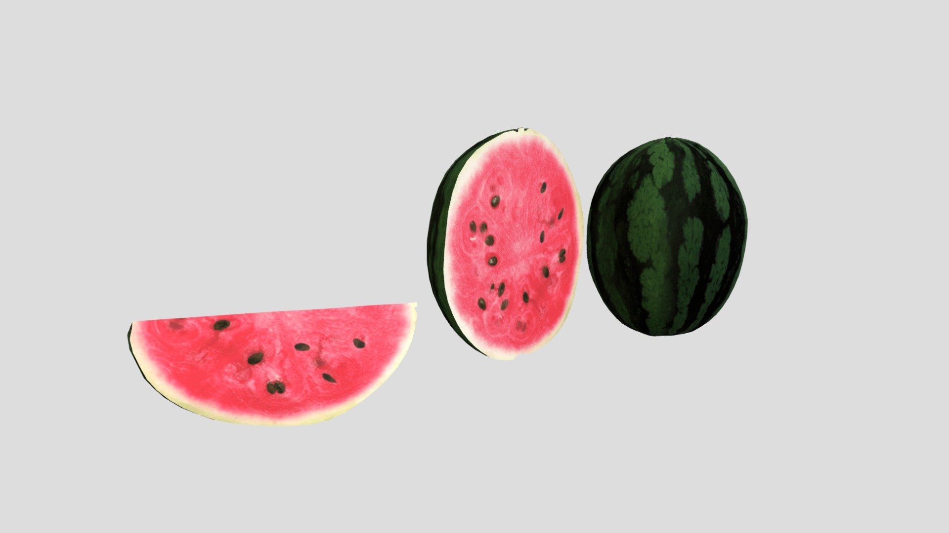 Watermelon - 3D model by Marco Mesoraca (@Marcomez18) [ccce0c3] - Sketchfab