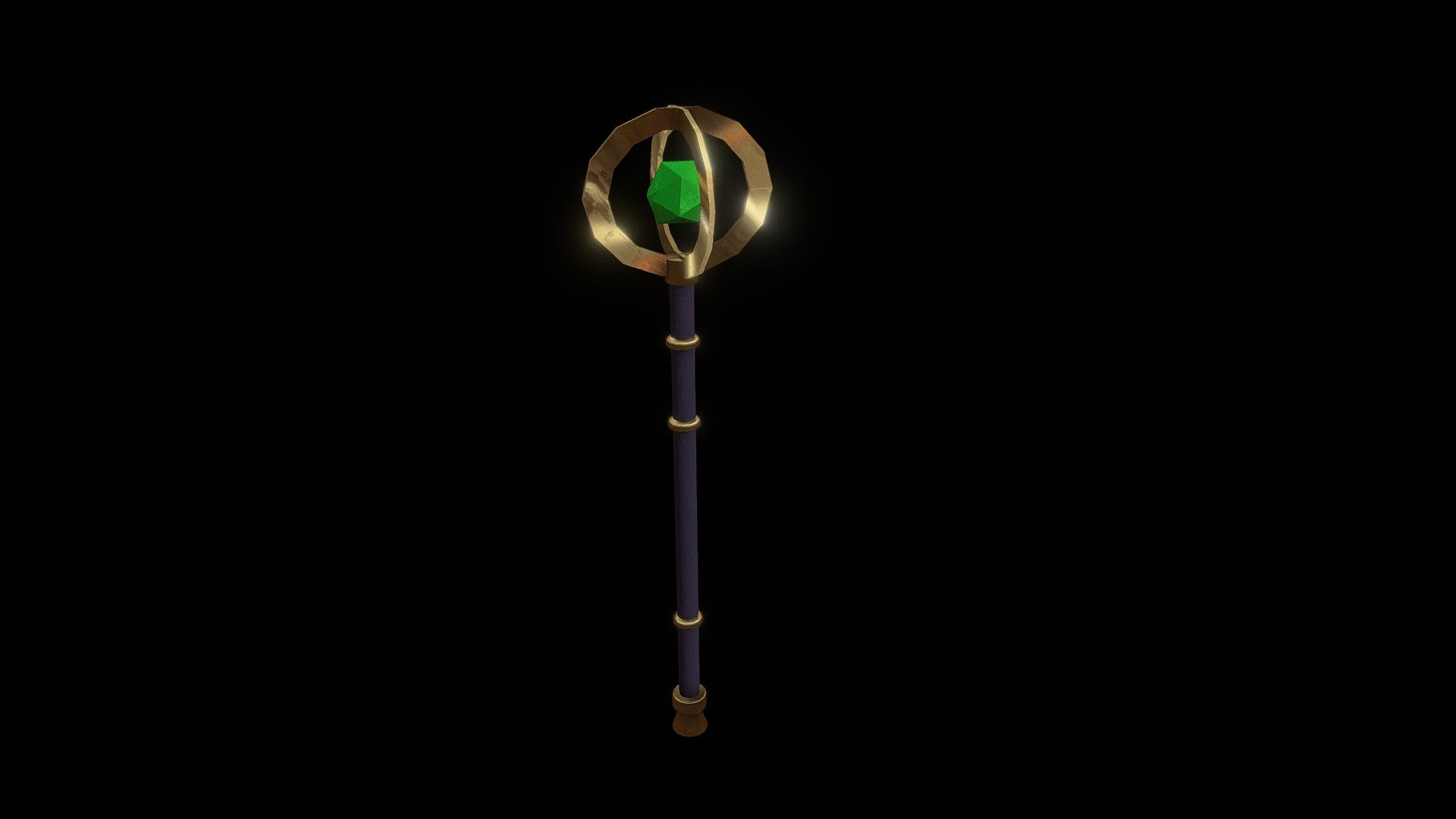 A Travelling Sorcerer - Mystical Staff - 3D model by js01 (@160233028 ...