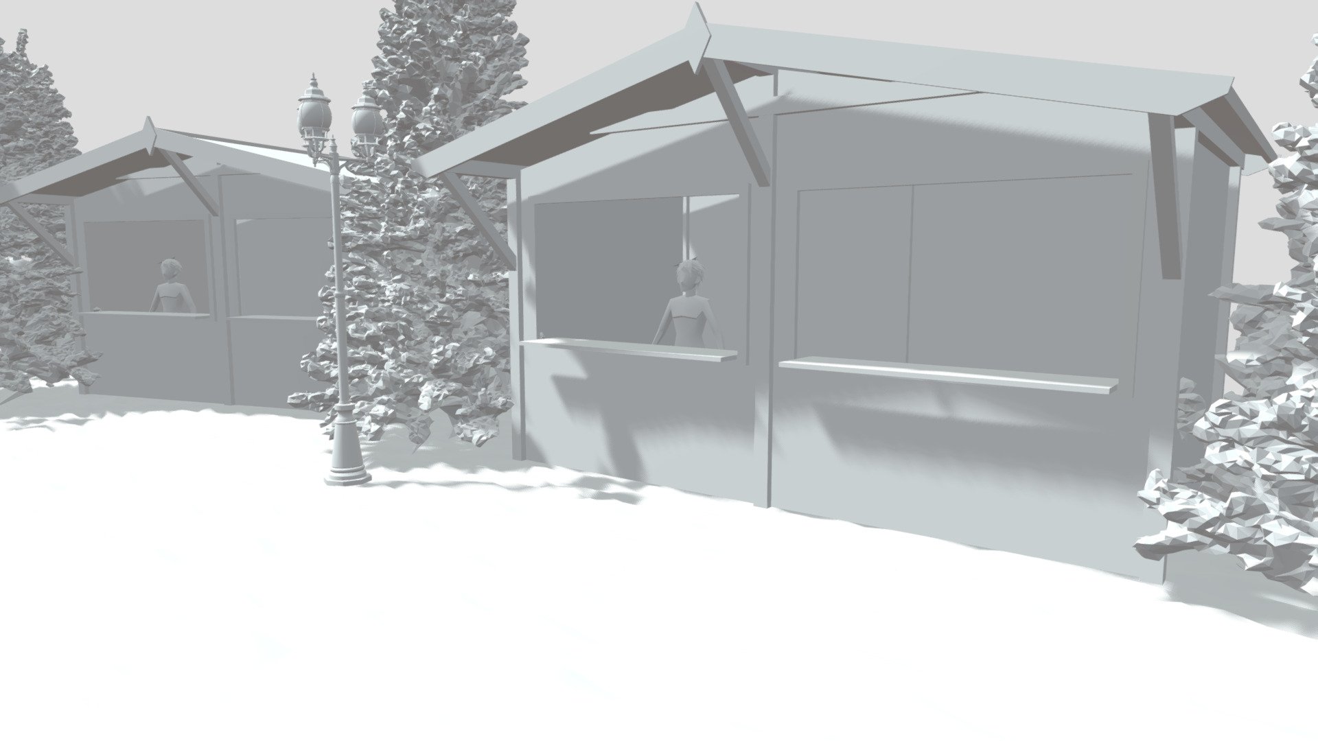 Christmas Hut - Download Free 3D model by Thomassaker (@t.hegemann45 ...