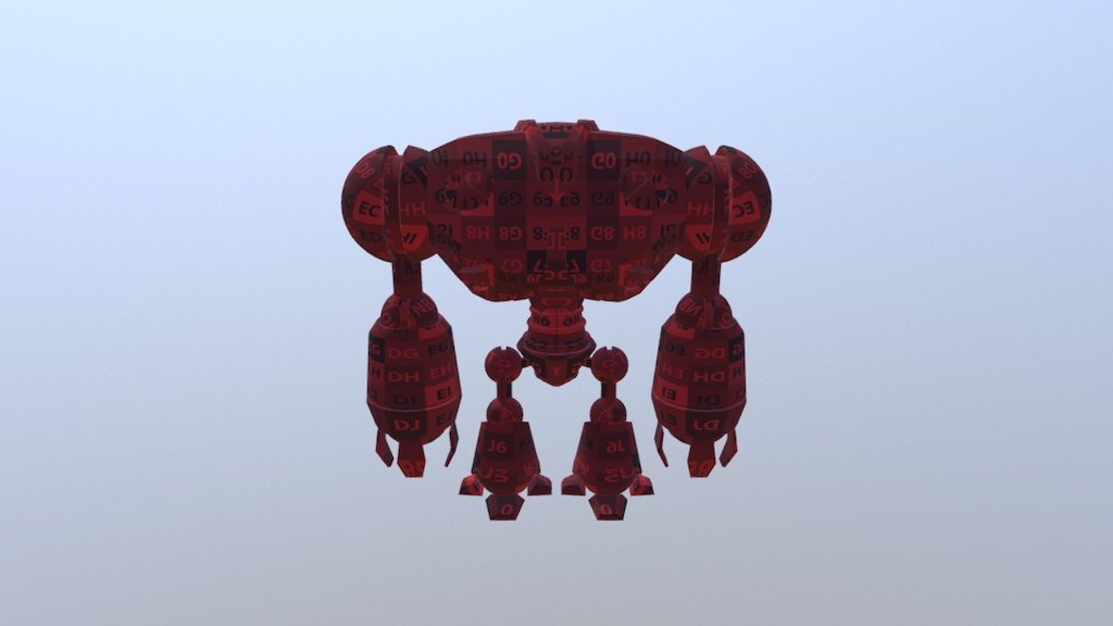 Robot With Texture - 3D model by Tyler (@Castertags) [cccef55] - Sketchfab