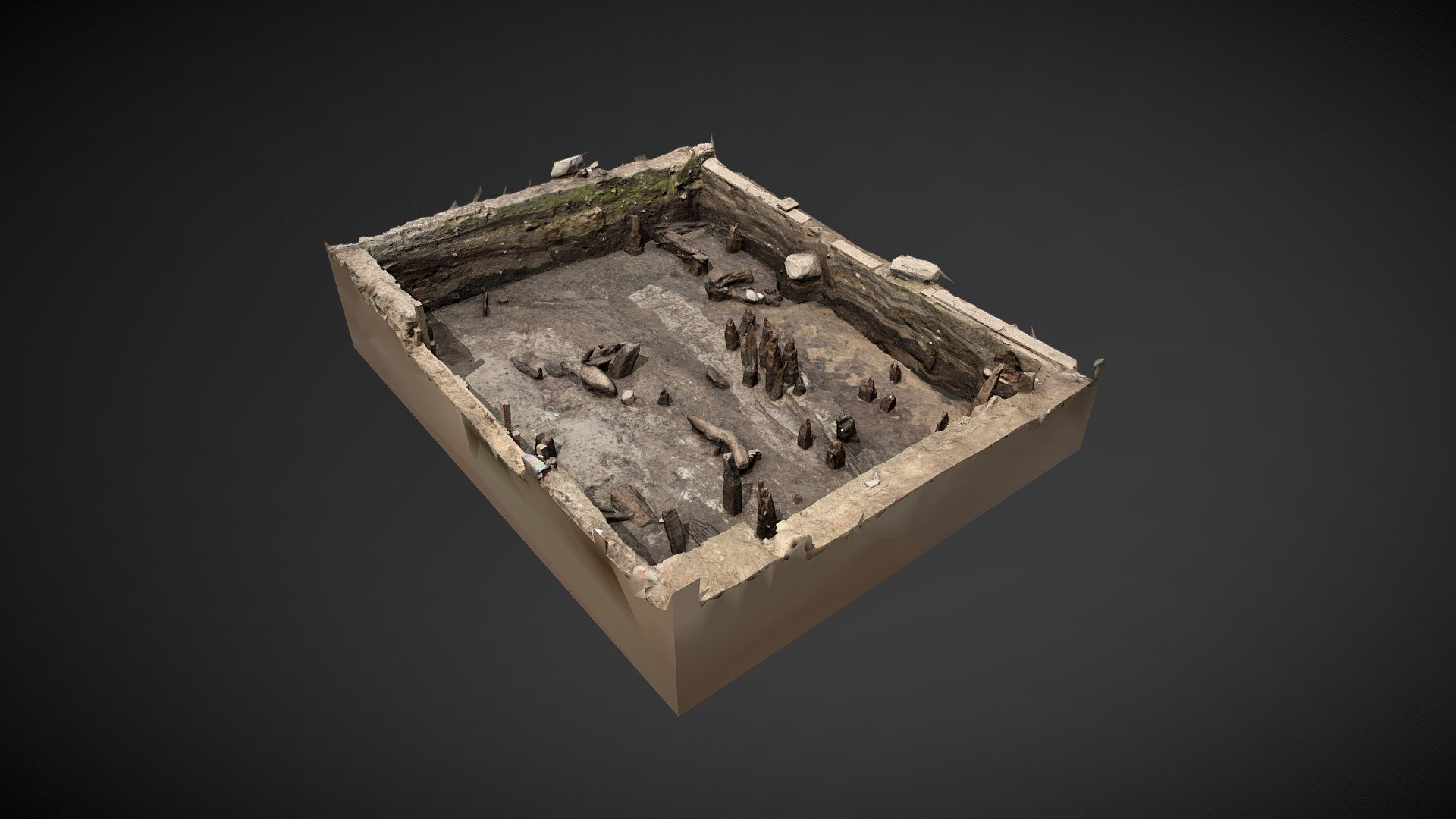 Middel Age excavation - 3D model by Philip Lueth (@Philip_Lueth ...