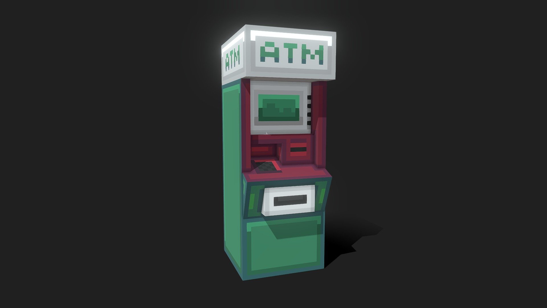 ATM BANK - 3D model by Polygony (@polygonymc) [ccd14a4] - Sketchfab