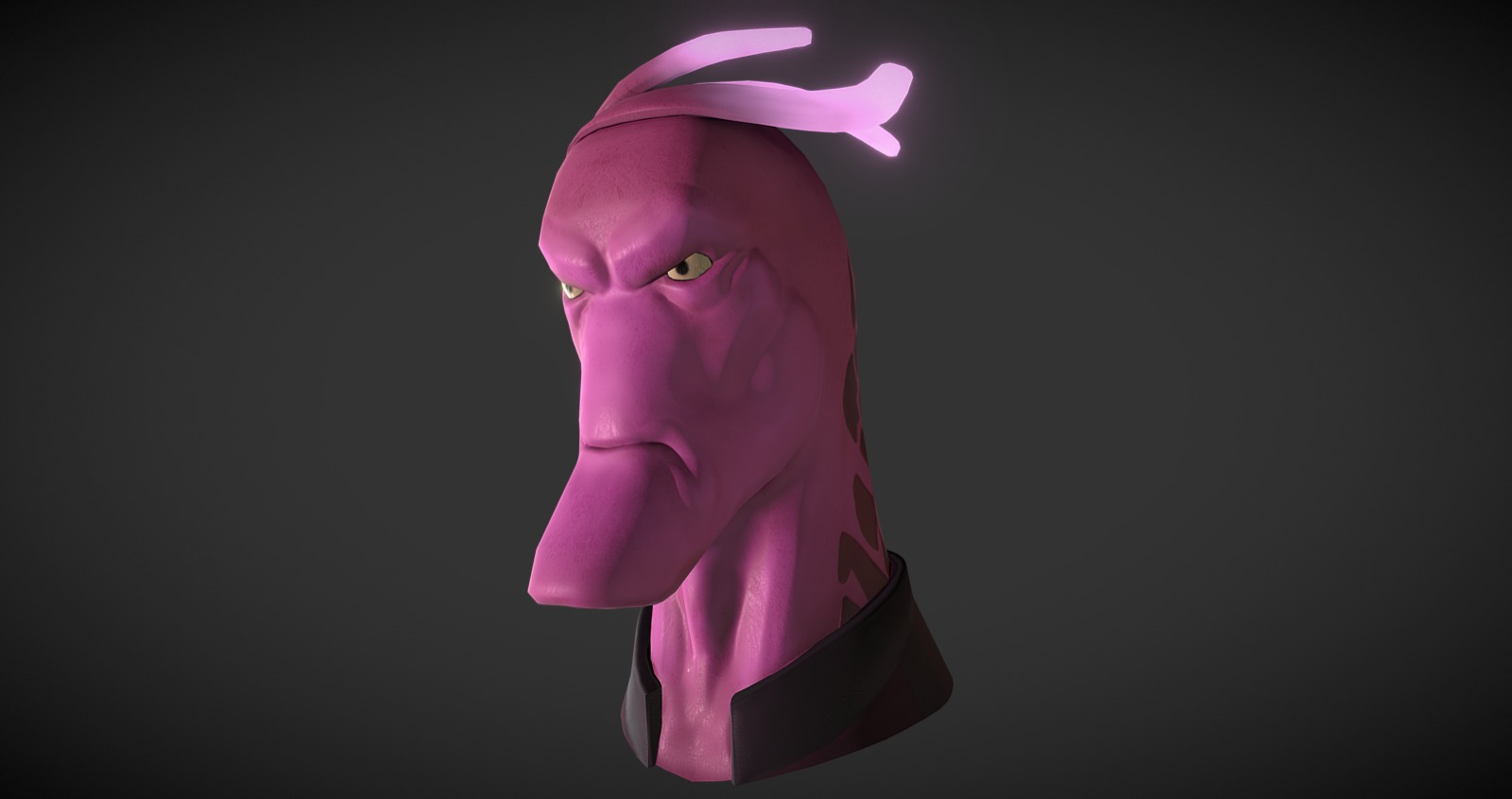 Alien Head School Assignment - 3D model by ansonweese [ccd1dcf] - Sketchfab