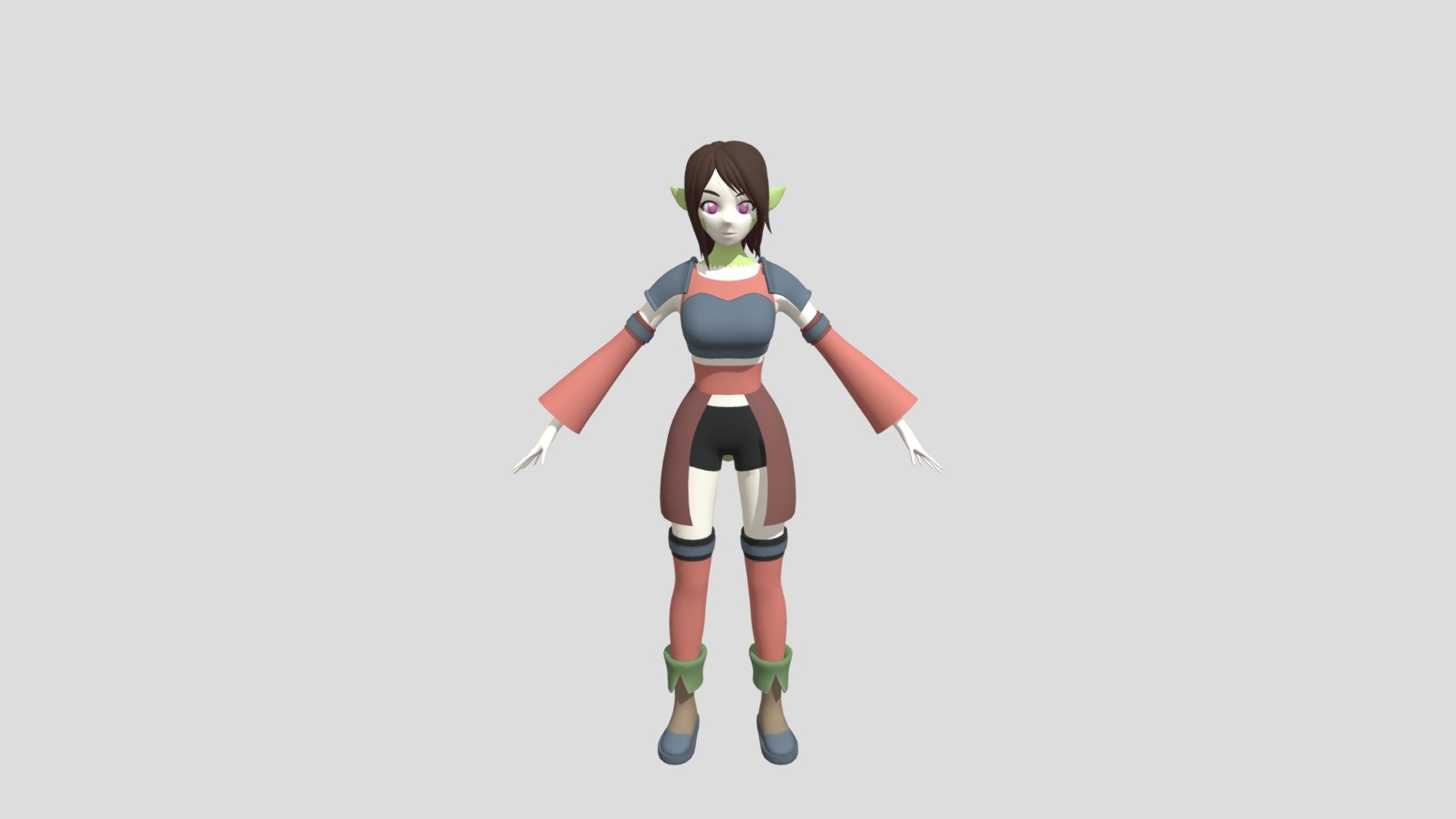 Lizard girl - 3D model by Beaver95 [ccd41a8] - Sketchfab