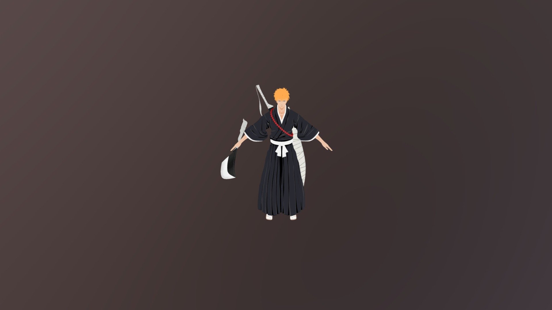 bleach_ros_ichigo_substitute_shinigami (1) - 3D model by N the ...