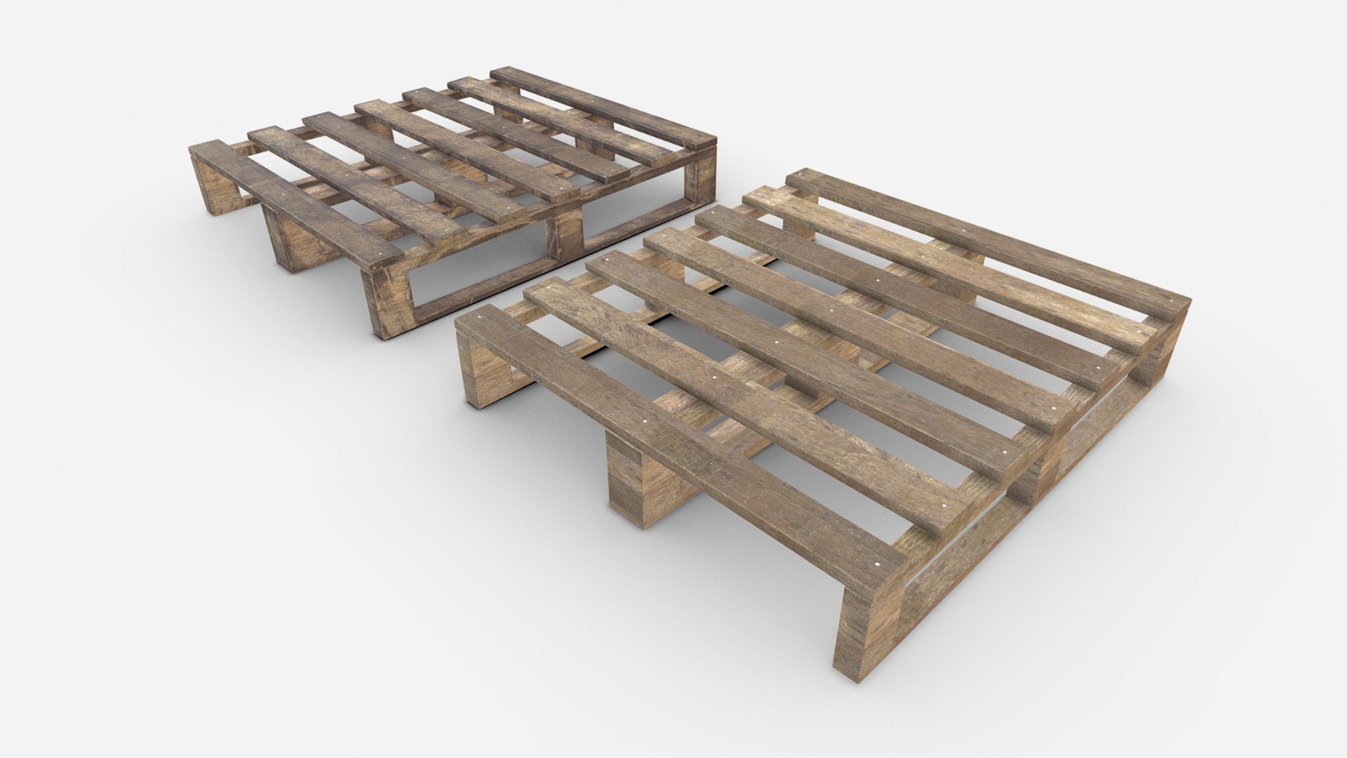 Wood pallet - Buy Royalty Free 3D model by Sousinho [ccd6b22 ...
