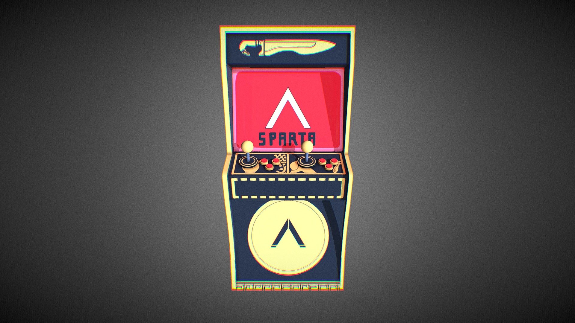 Arcade Kast - 3D model by BrendanStakenburg [ccd6d59] - Sketchfab