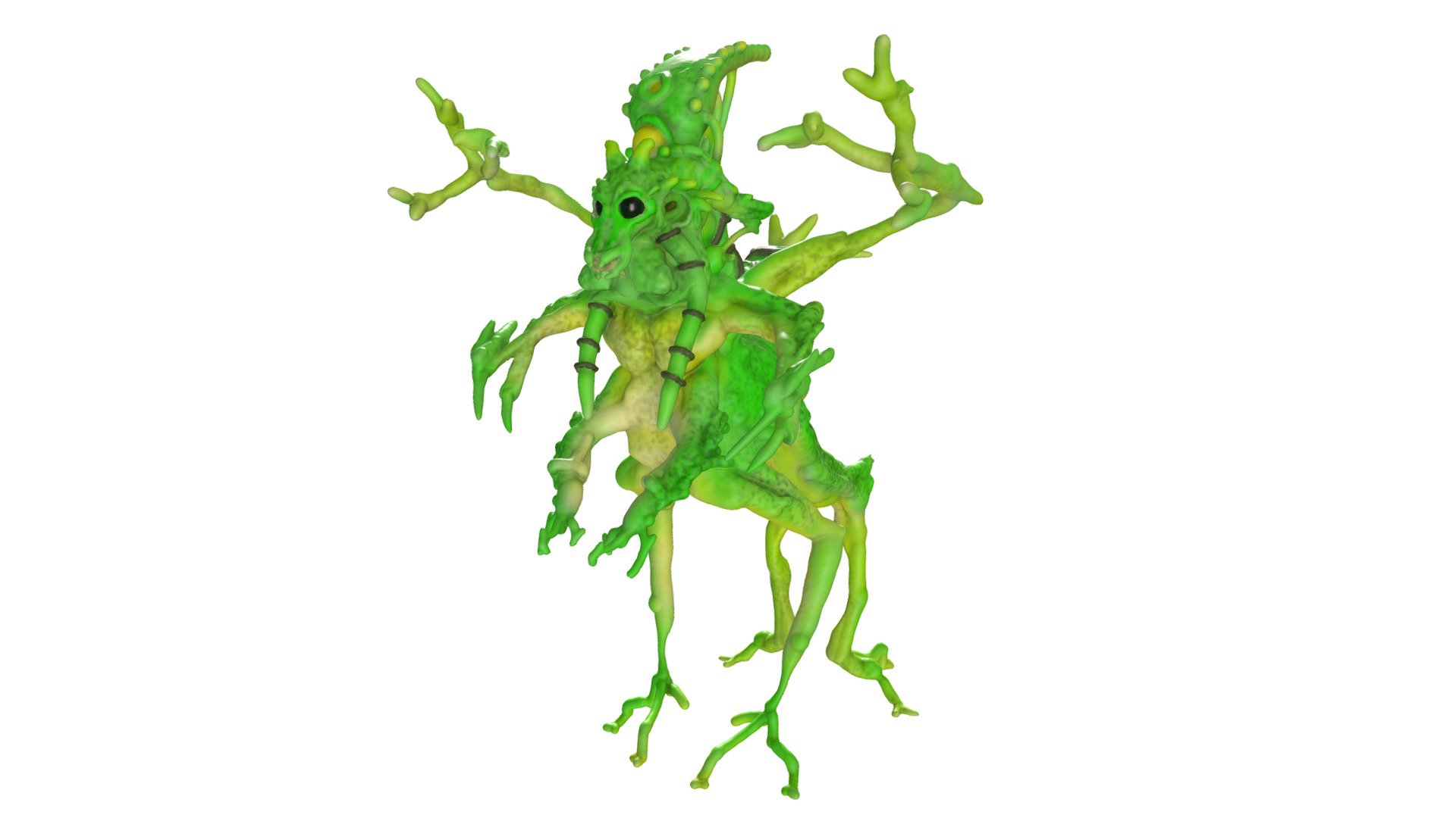 Alien sculpted in VR - Download Free 3D model by Lucid Dreams (@lucid ...