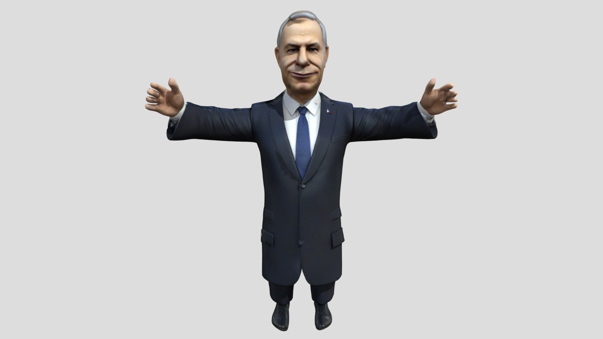 Benjamin Netanyahu - Download Free 3D model by Brian Trepanier (@CMBC ...