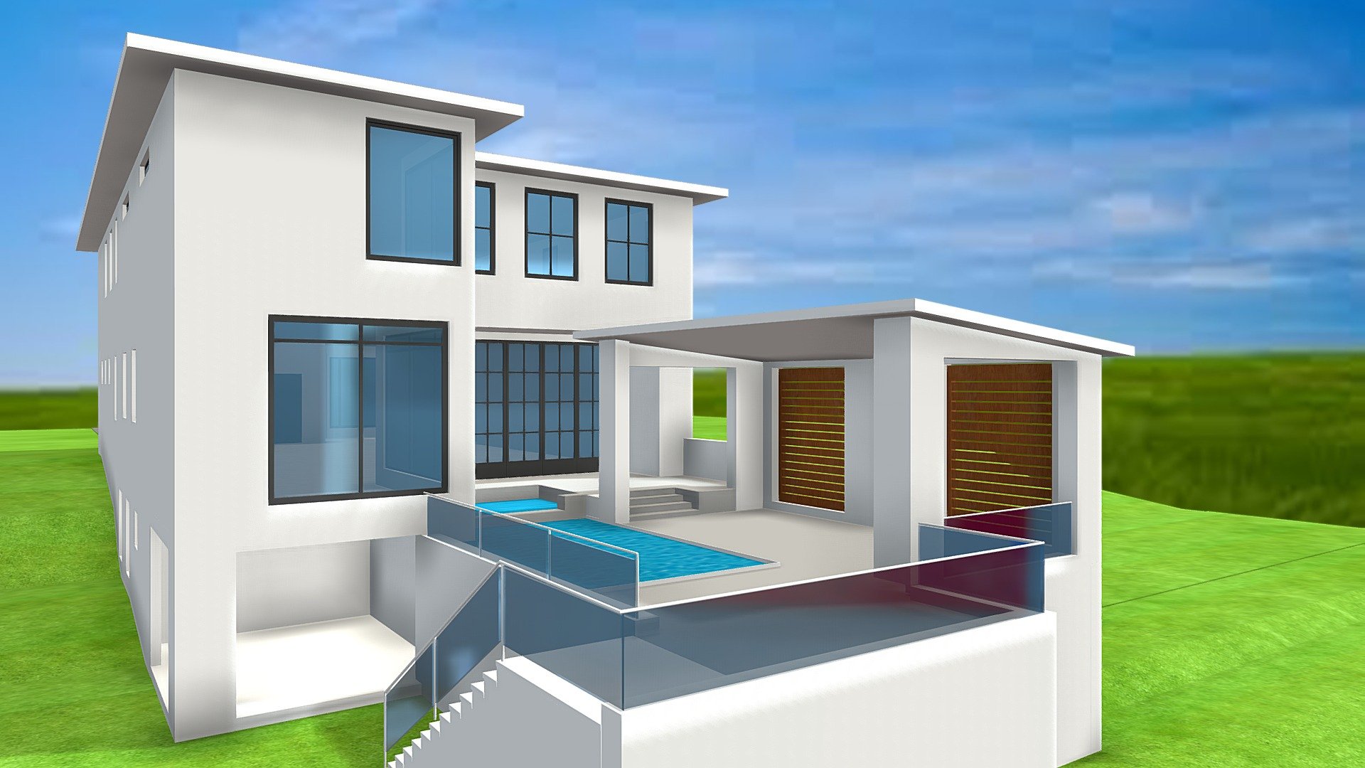 Khashy Sheibani 3 - 360 spin model of 3D house - 3D model by ...