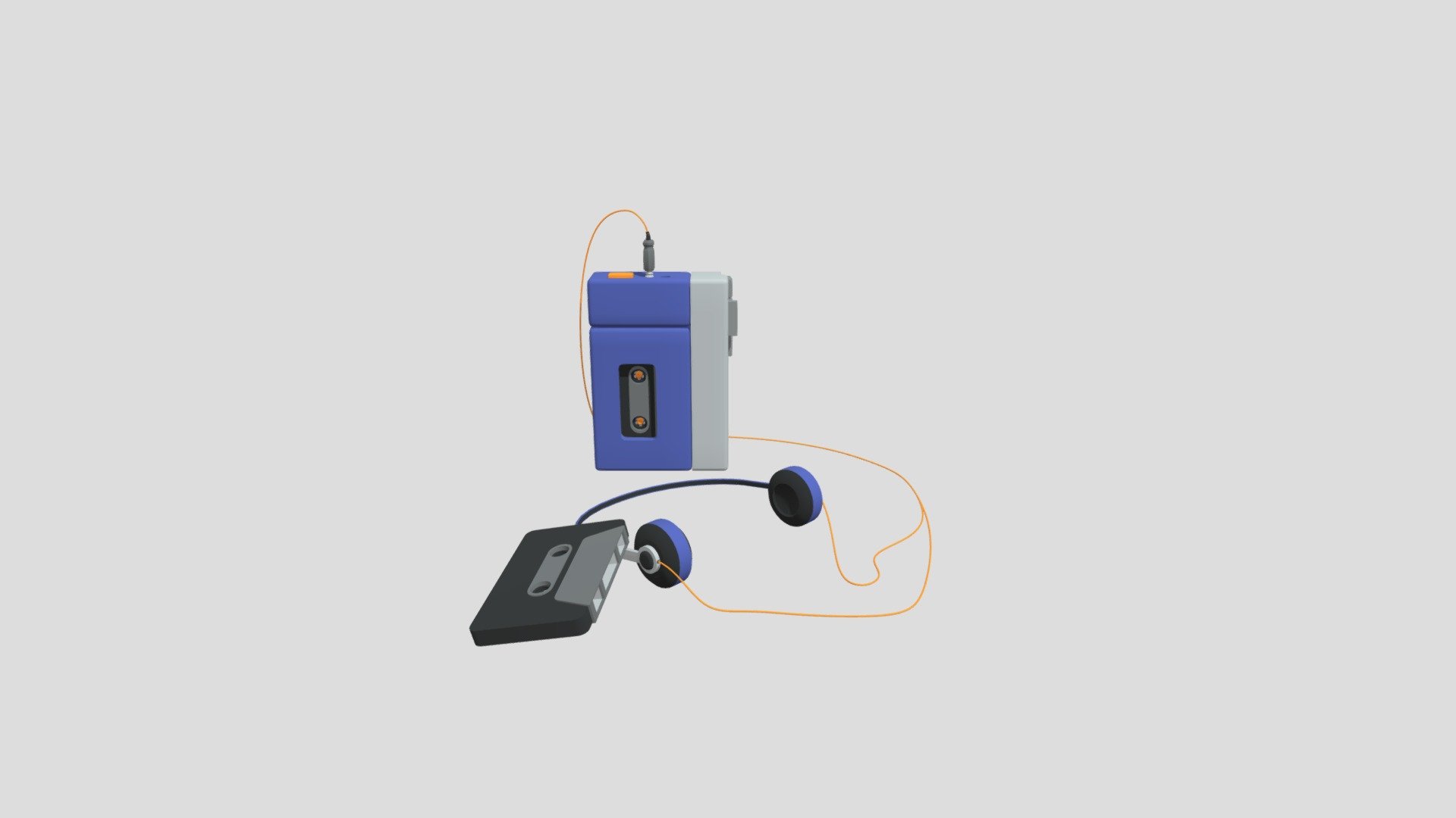 Sony tps-l2 walkman - 3D model by Pcil [ccdc1d0] - Sketchfab