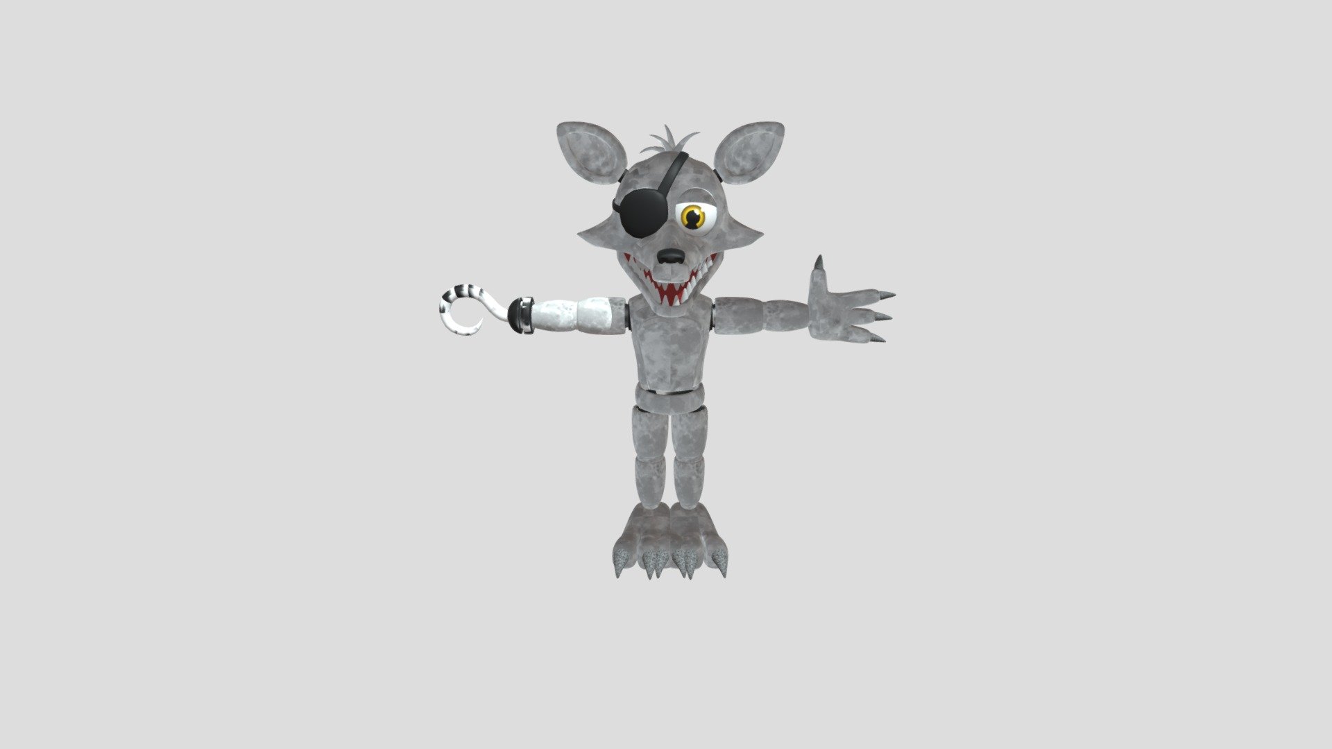 Retro Foxy - Download Free 3D model by andreeenriquez10 [ccdcf52 ...