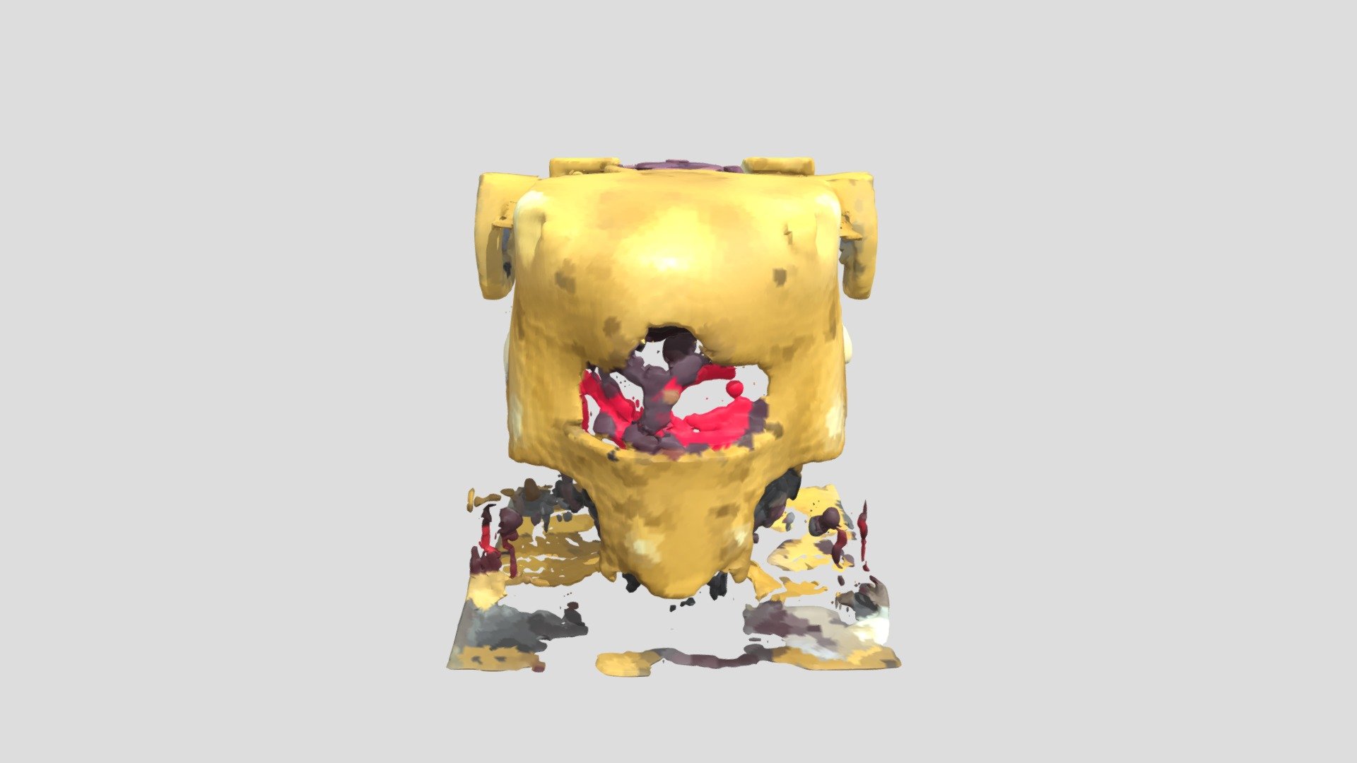 king cyborg villain flesh bot, robot hea - Download Free 3D model by ...