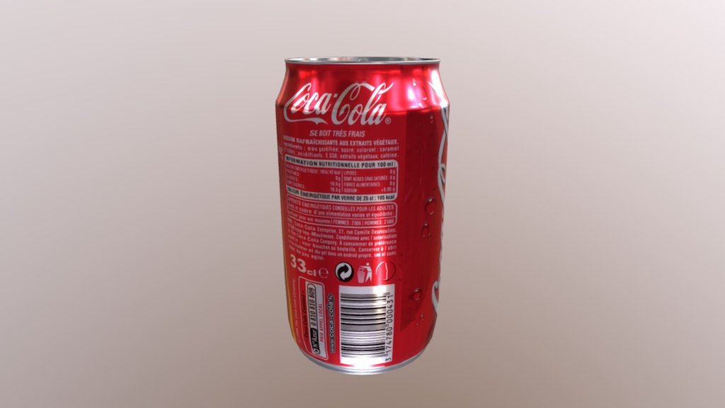 Coke - 3D model by gianfrancoremiggi [cce2cf9] - Sketchfab