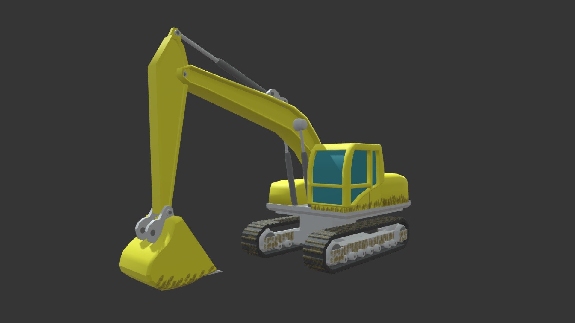 Simple Excavator (Free Download) - Download Free 3D model by M.I ...