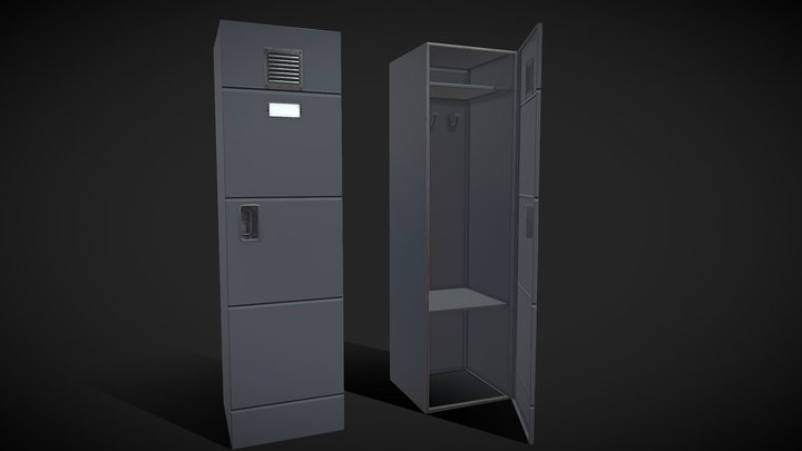 Locker 3D models - Sketchfab