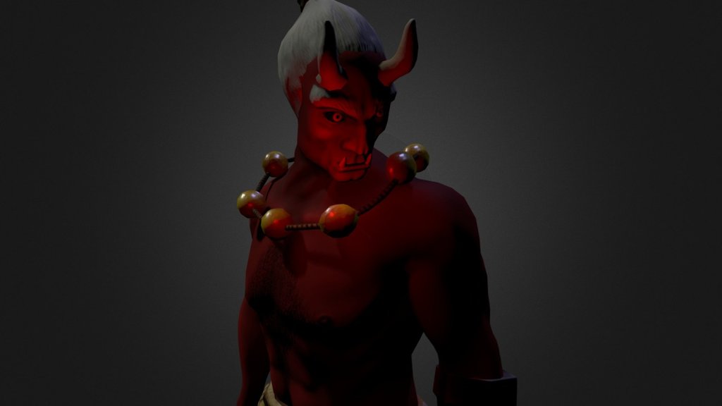 Oni - 3D model by flavio_cola [cce6ab3] - Sketchfab