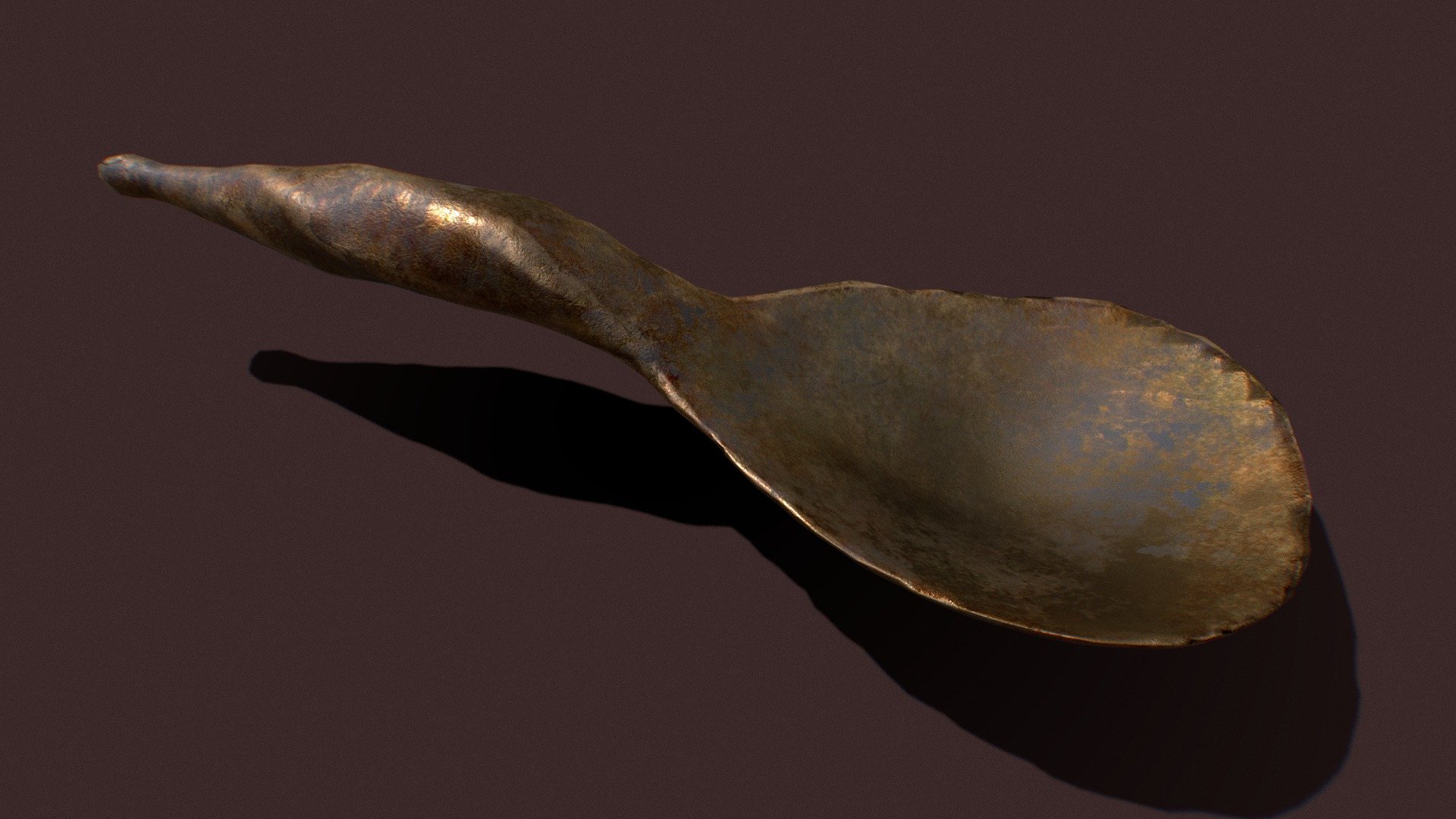 Medieval_Bronze_Spoon_FBX - Buy Royalty Free 3D model by ...