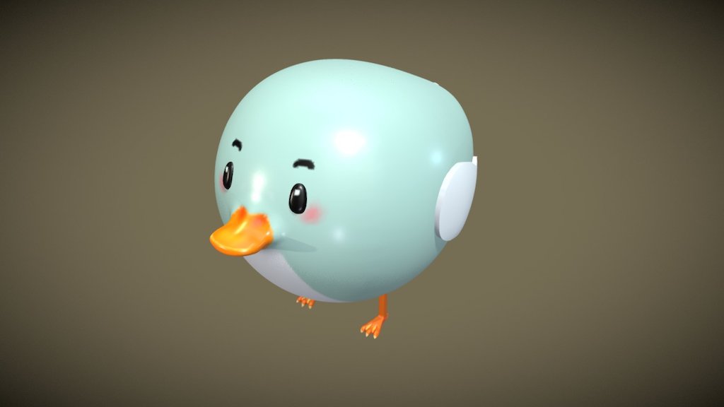 A Round Ducky - 3D model by radiuswon [cce8944] - Sketchfab