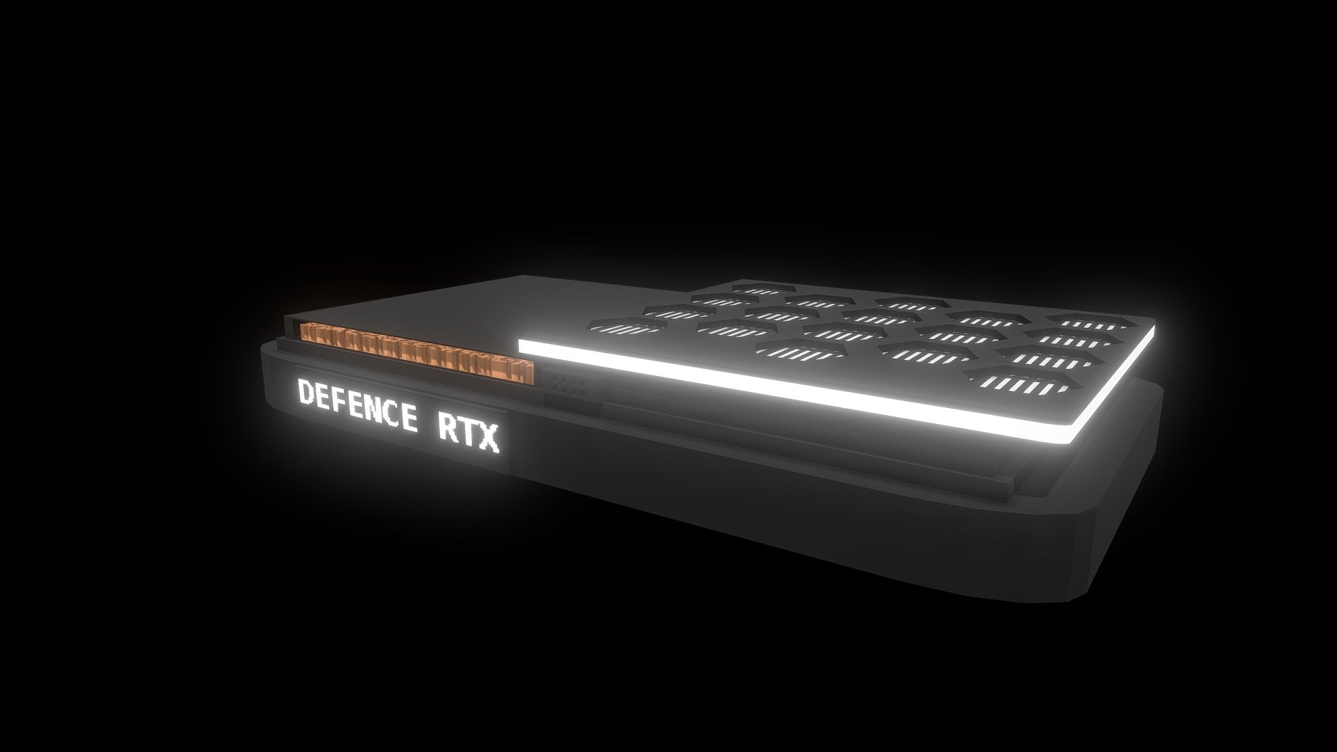 DeFence RTX 3060 GPU (Graphics Card) - Download Free 3D model by ...