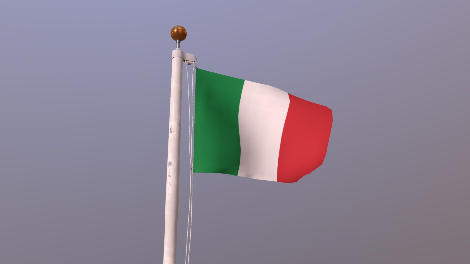 Flag of Italy (animated) - 3D model by mihais (@m1hais) [ccea09f ...