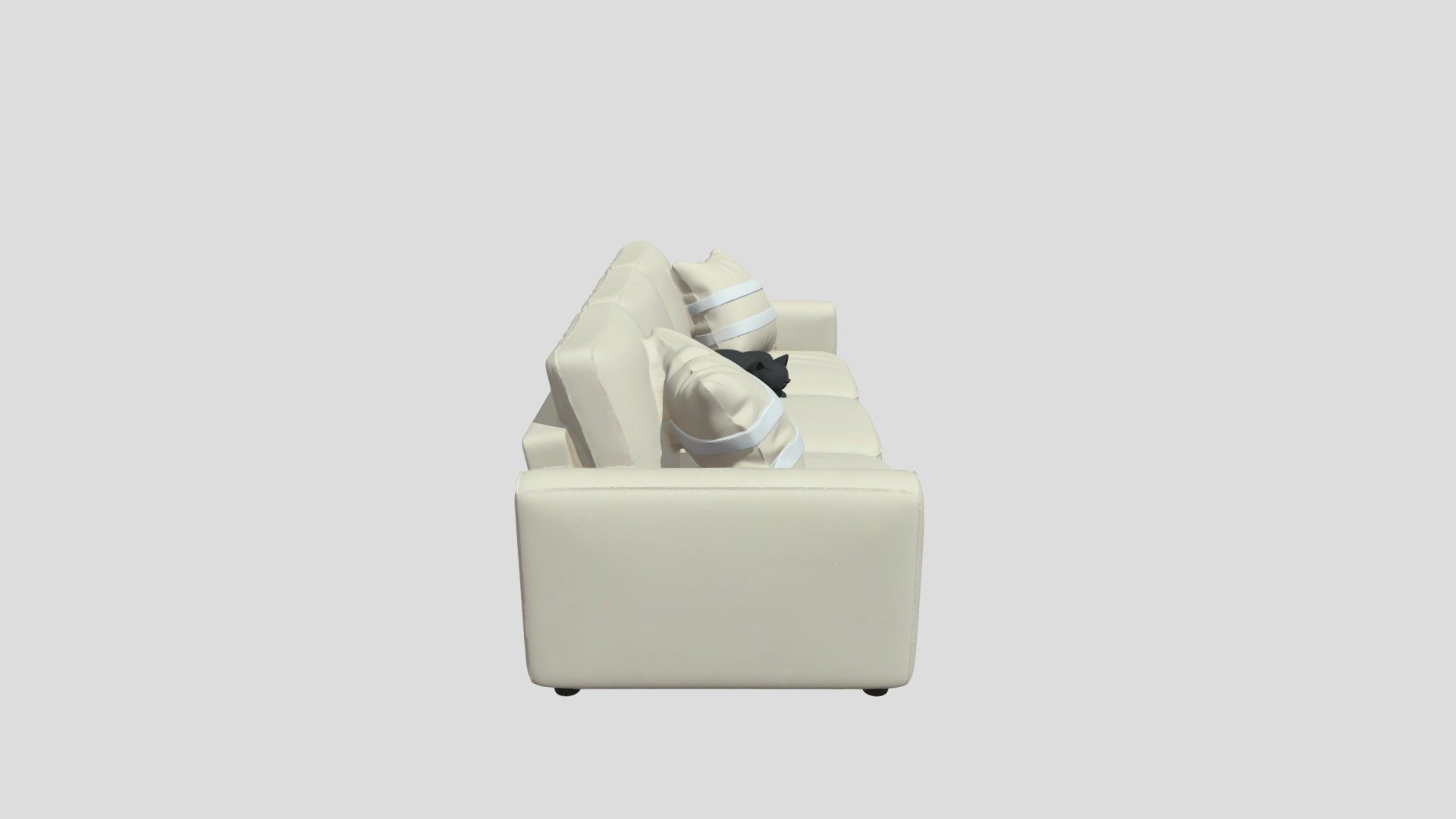 CaseOh Couch With Kitty - Download Free 3D model by habibi_nani_360 ...