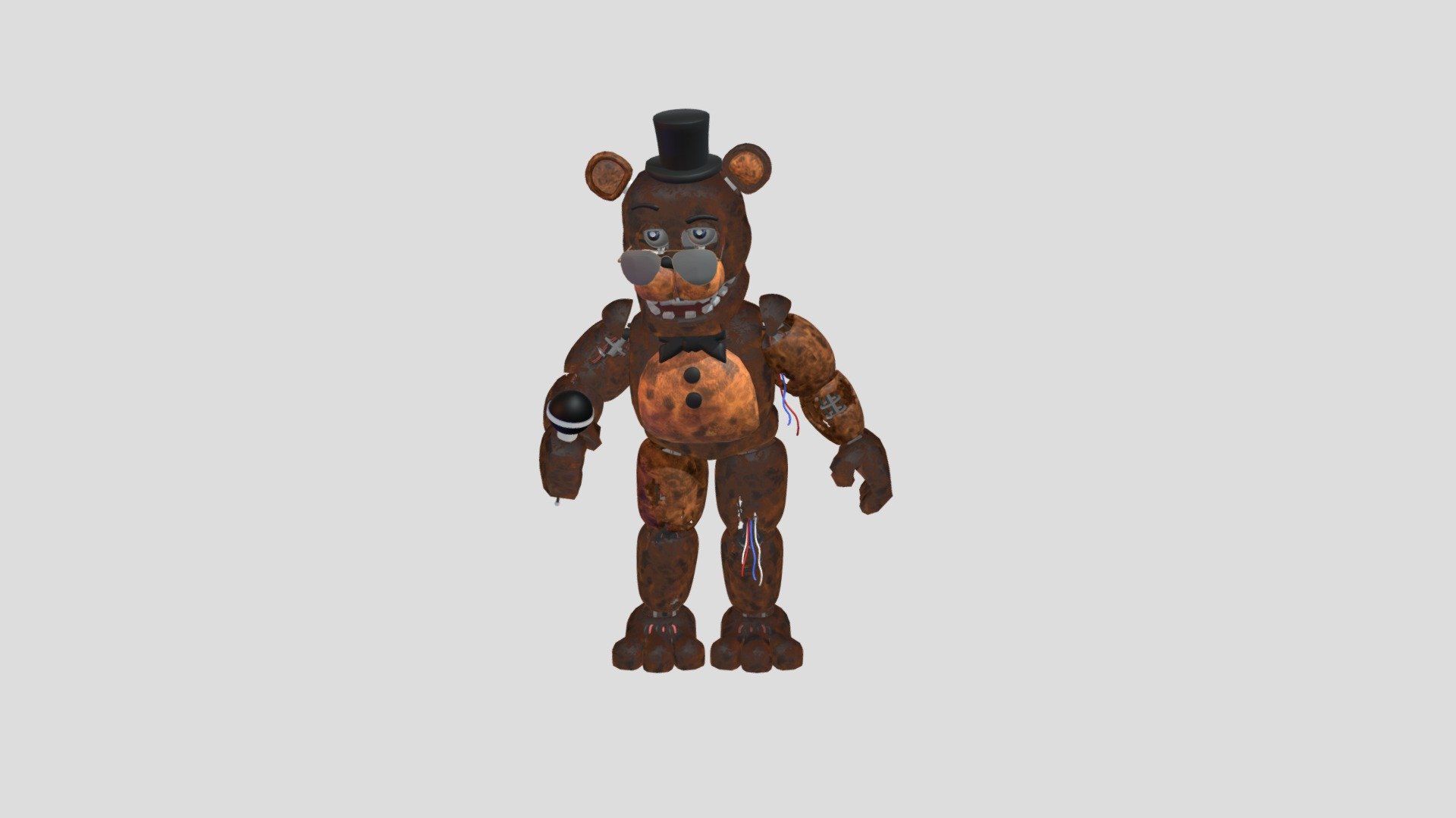 Withered Freddy Model - Download Free 3D model by Spider-Man (@aditya ...