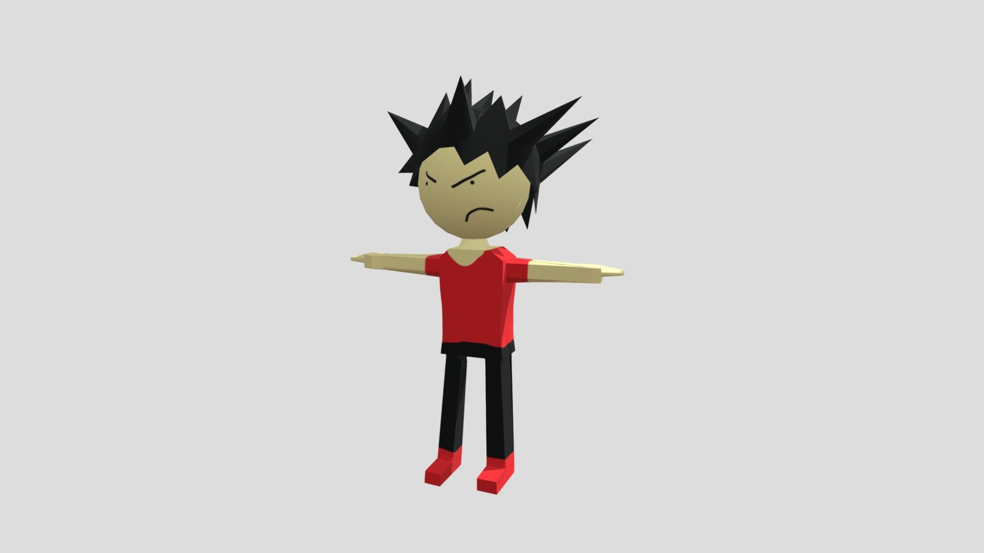 Angry Boy - Download Free 3D model by Lime Creation (@Lime90) [ccef070 ...