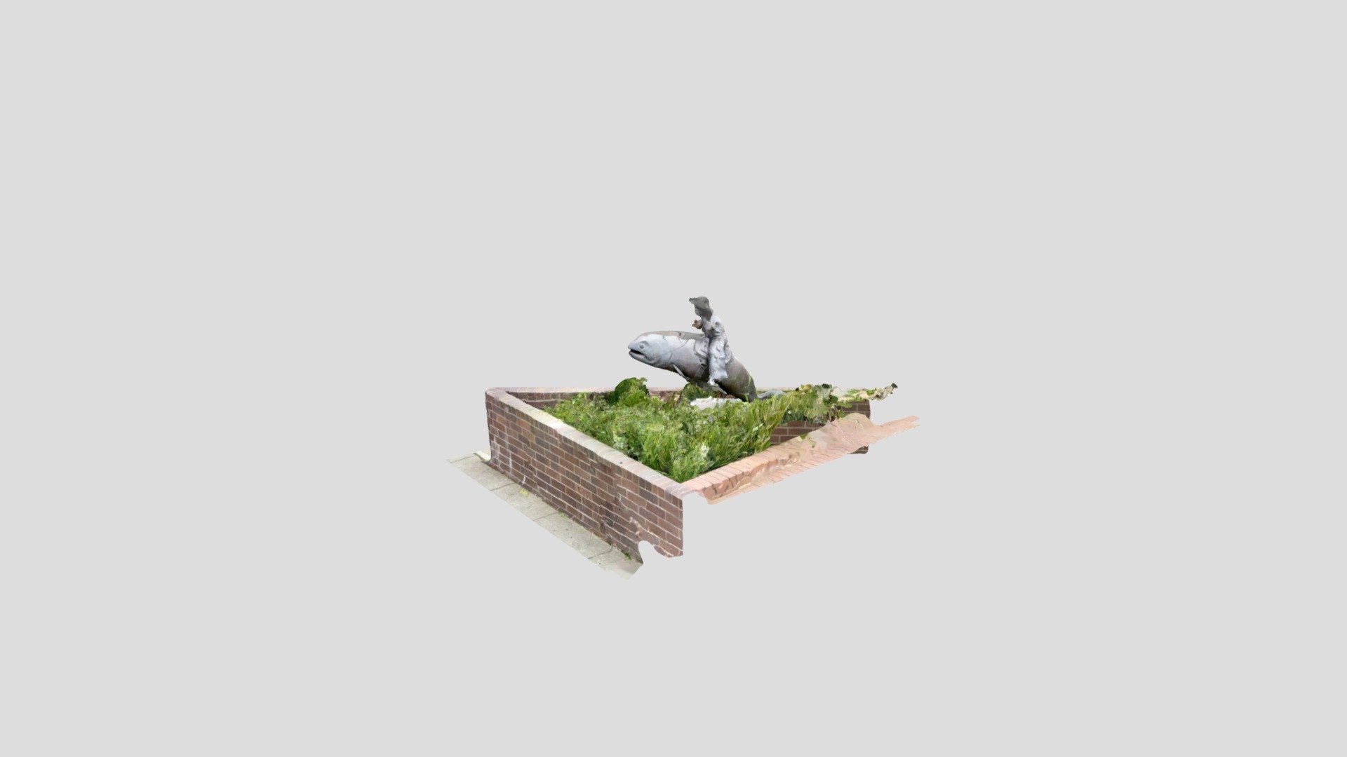 Man riding a fish - Download Free 3D model by chenosaurus [ccef596 ...