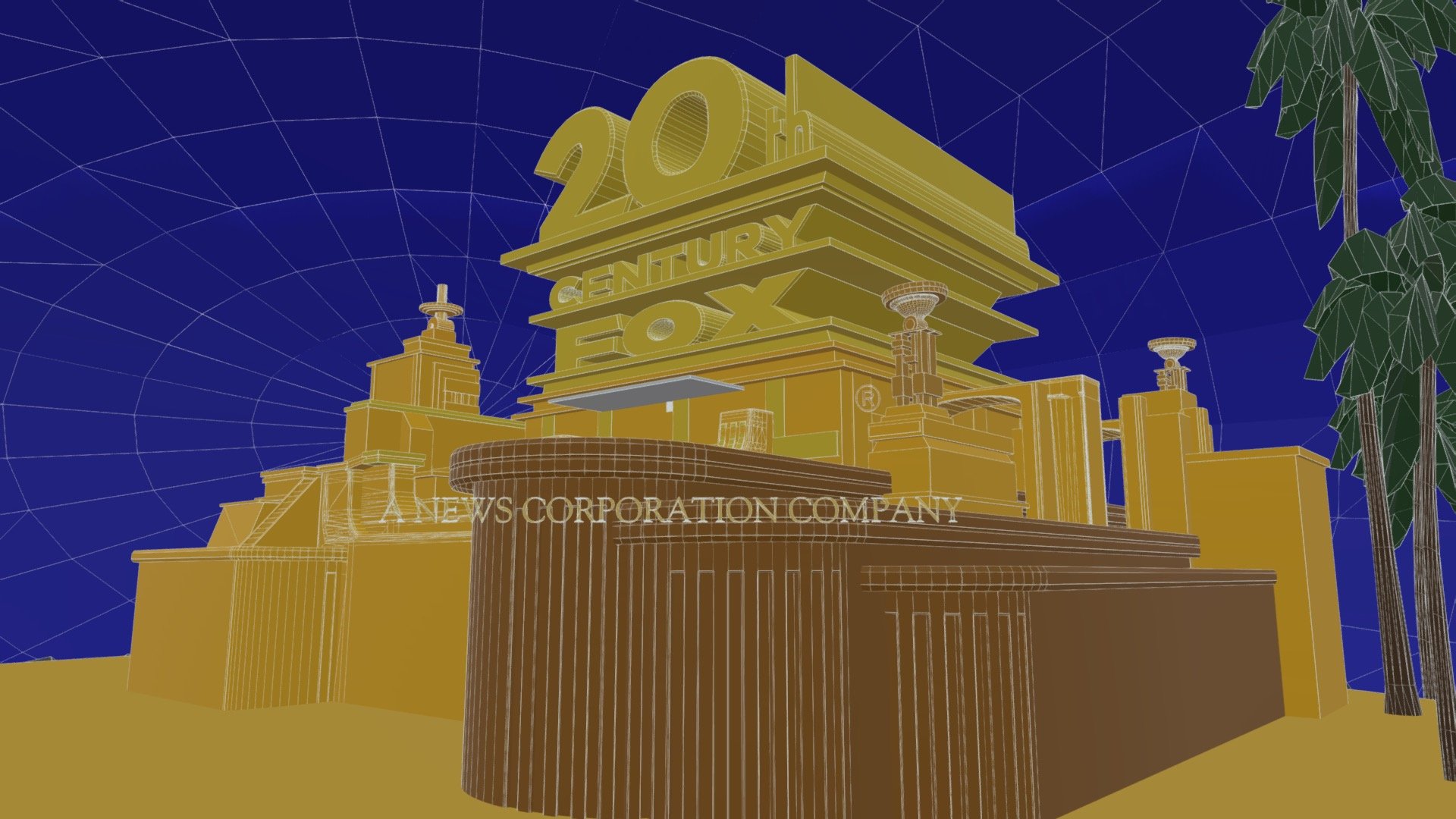 20th Century Fox 2009 Night - Download Free 3D model by David ...