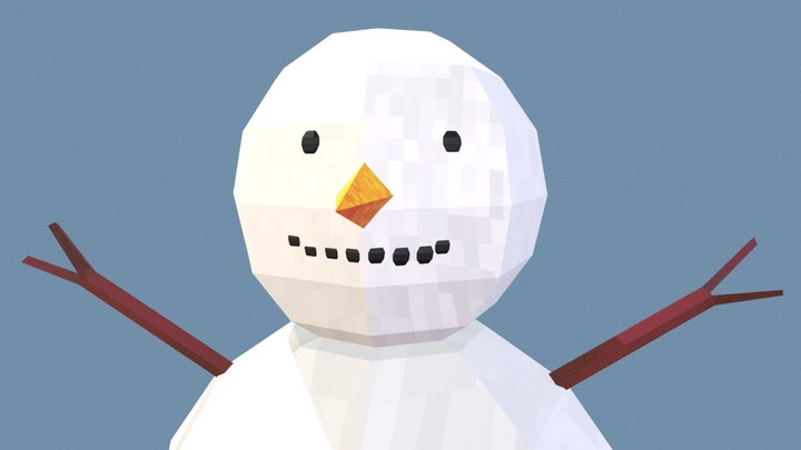 Snowman 3D models - Sketchfab