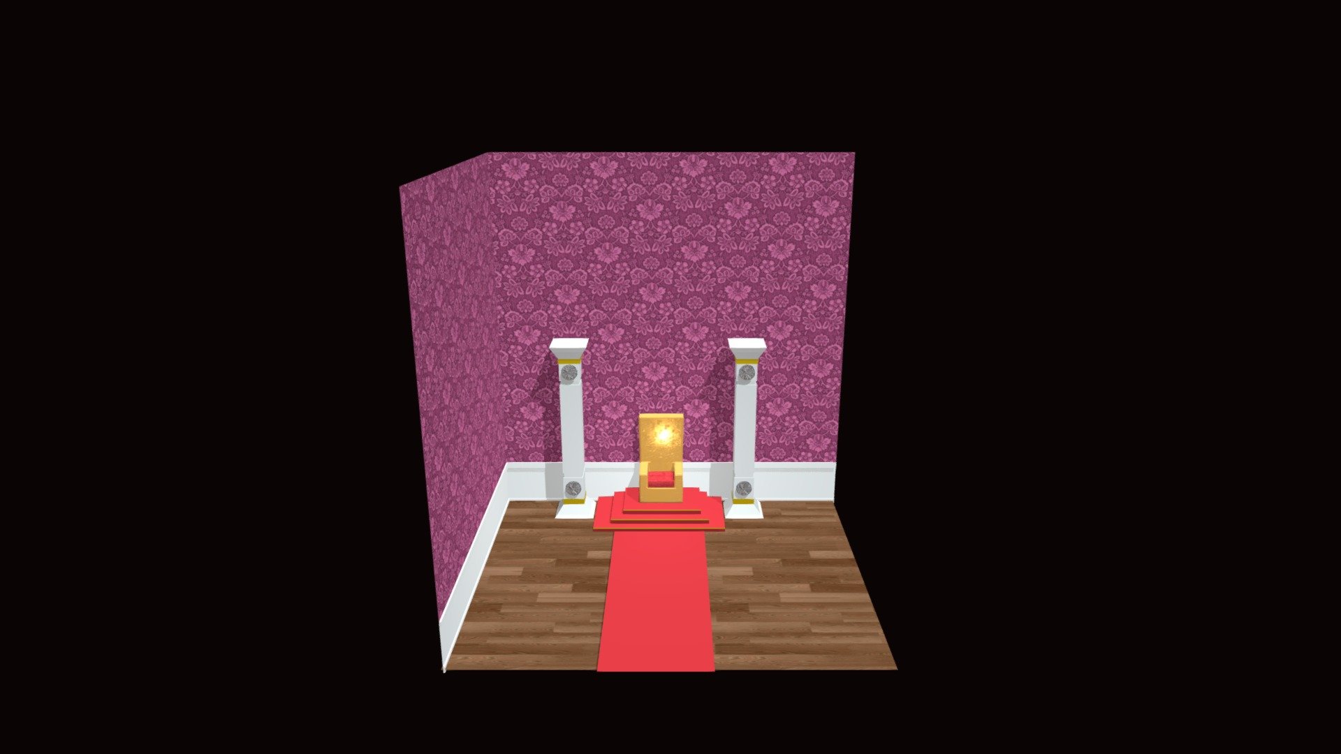 throne room - 3D model by Jenifercibernet [ccf45fe] - Sketchfab