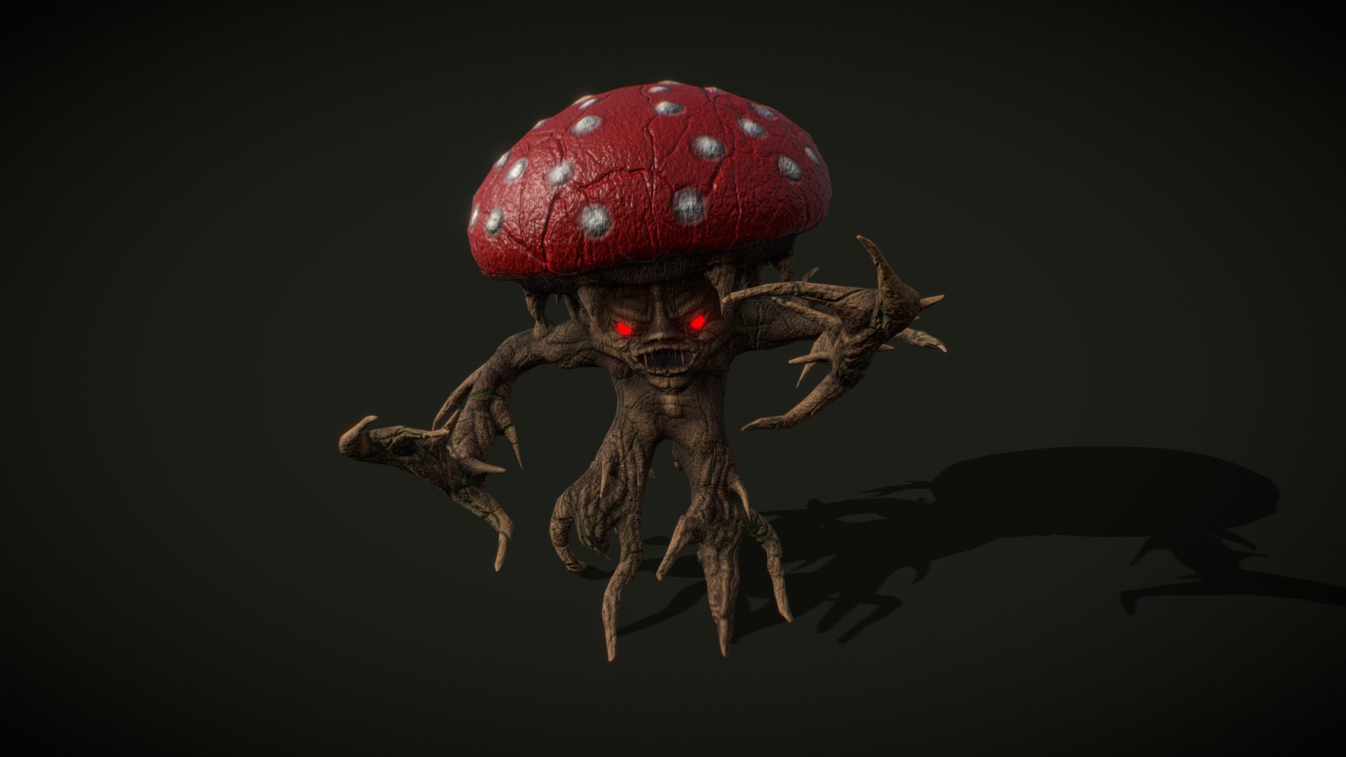 Evil Mushroom [2K] - Buy Royalty Free 3D model by Andrej Grave (@andrej ...