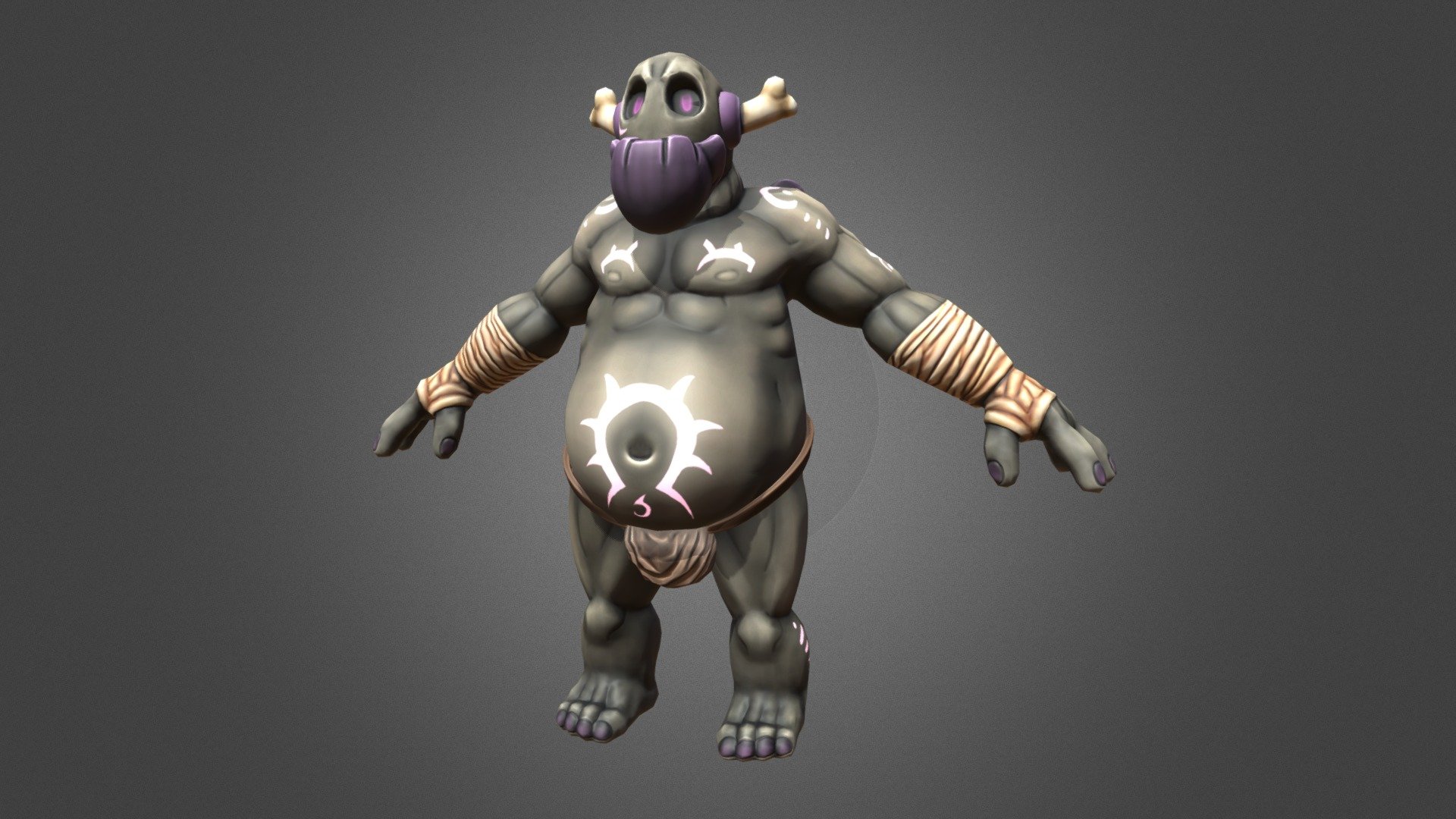 Big Monster_GameJam3 - 3D model by valeriandenis [ccf4fc5] - Sketchfab