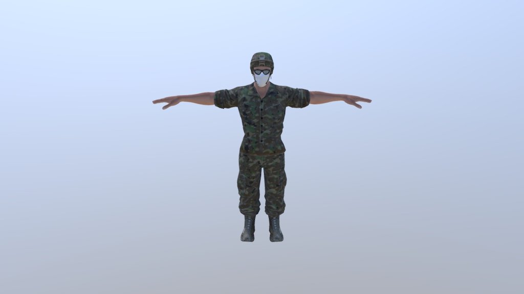 Soldier Without Weapons - Download Free 3D model by ZubairCG [ccf57e4 ...