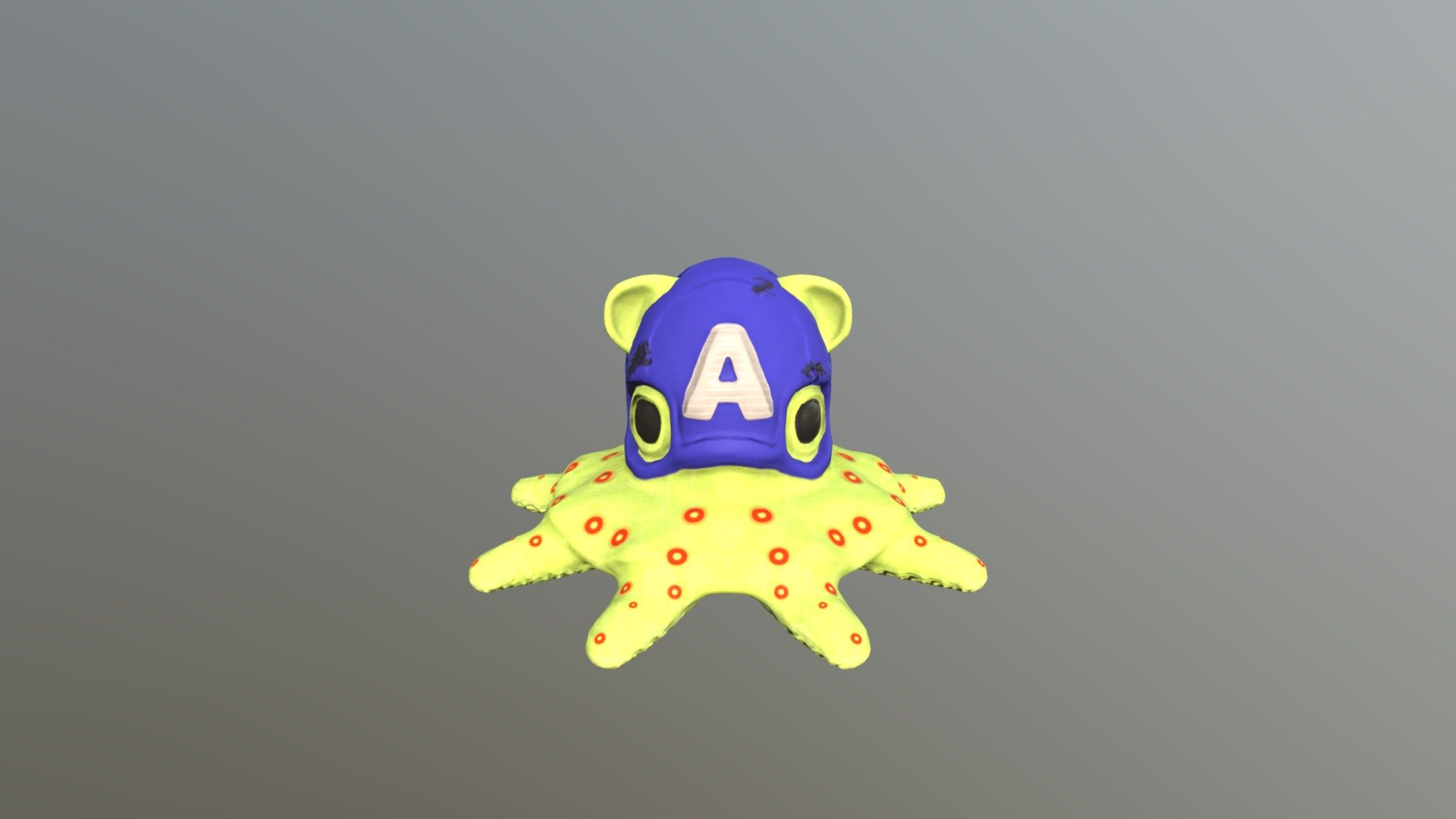 Flapjack Octopus - 3D model by Kacper_Oskar_Zaremba [ccf66c6] - Sketchfab