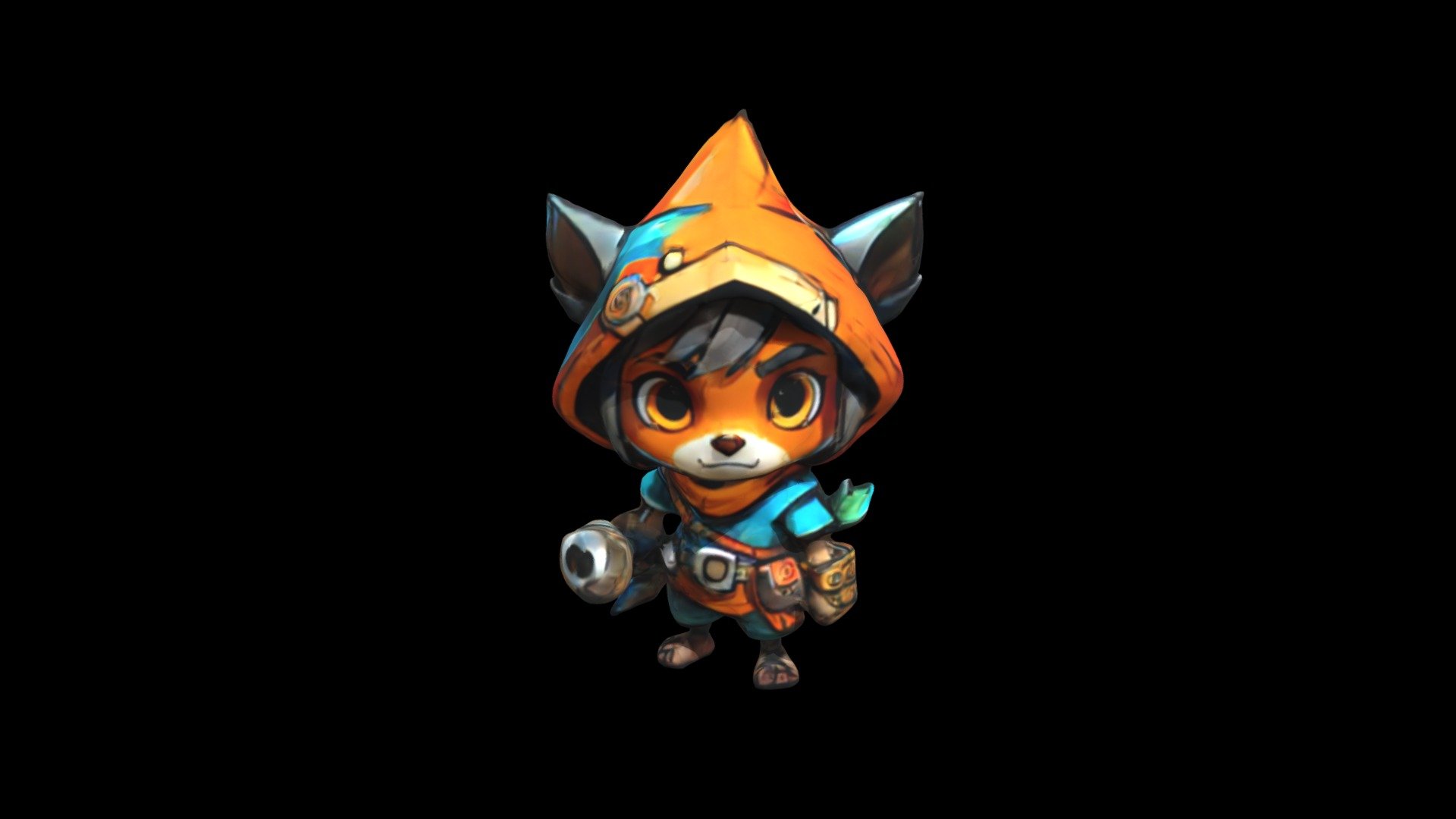 Fight from the Shadows The Fox in a warriors gar - Download Free 3D ...