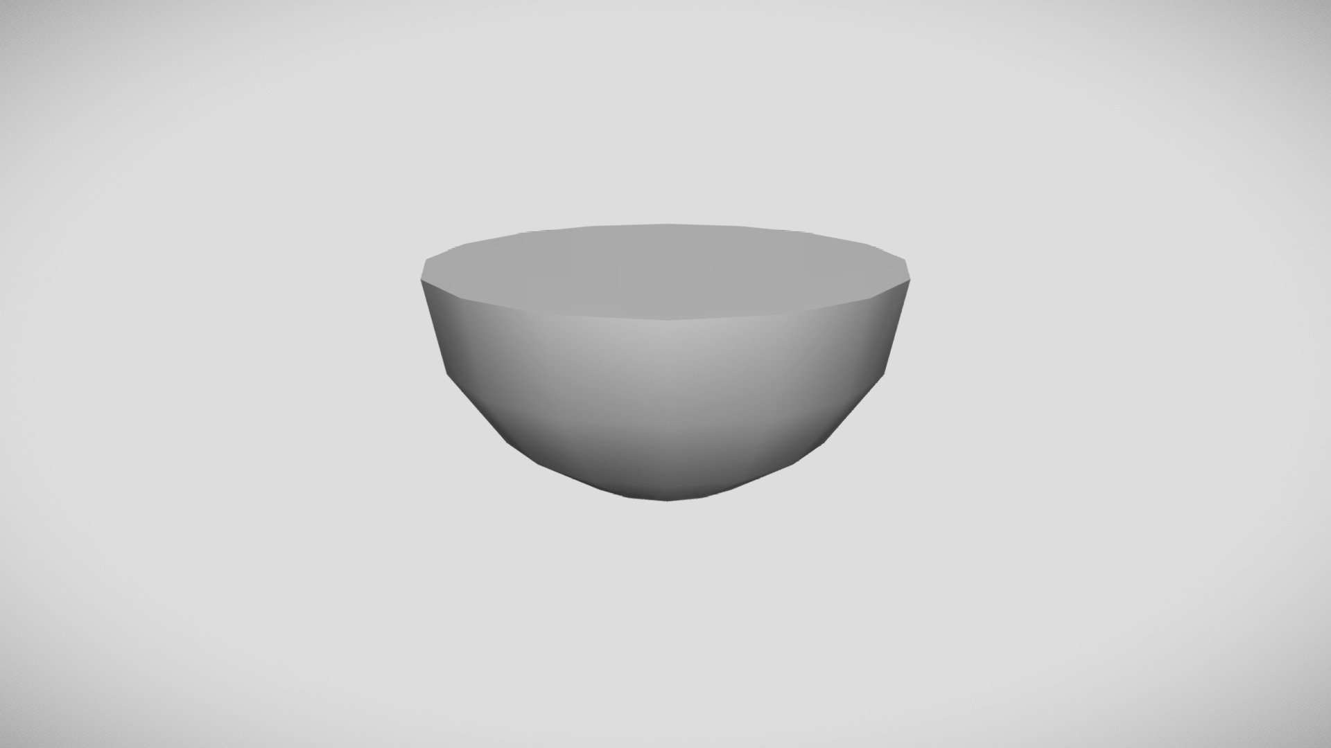 Half Sphere low poly - Download Free 3D model by catidifat [ccf8648 ...