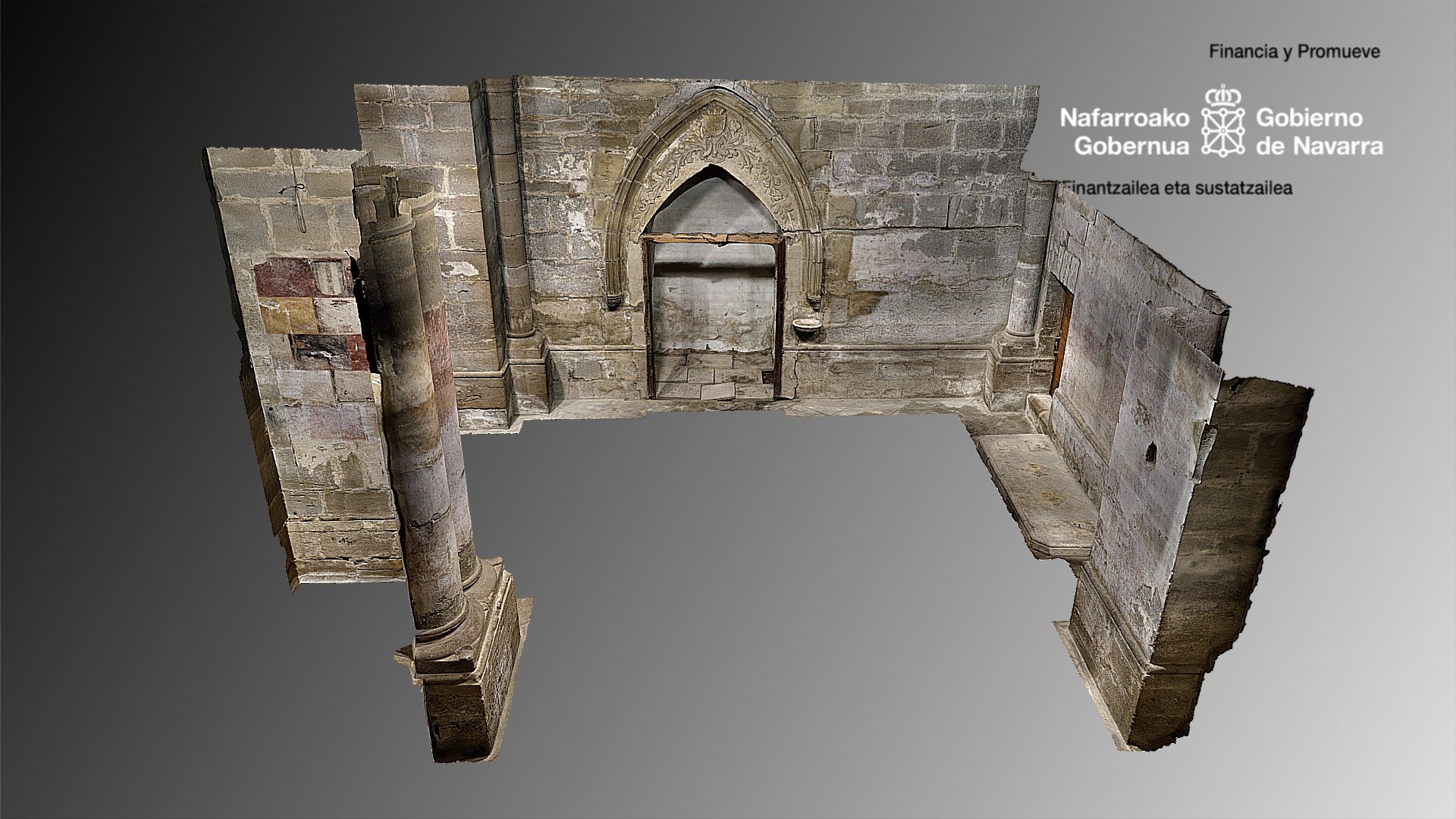 MONASTERIO DE LA OLIVA (Carcastillo, Navarra) - 3D model by Alexandre ...
