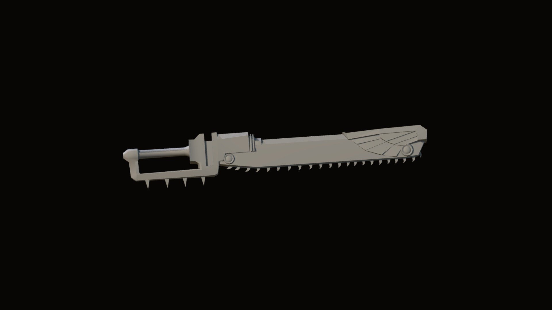 Chainsword - 3D model by Megan Yorke (@MeganYorke) [ccf931f] - Sketchfab