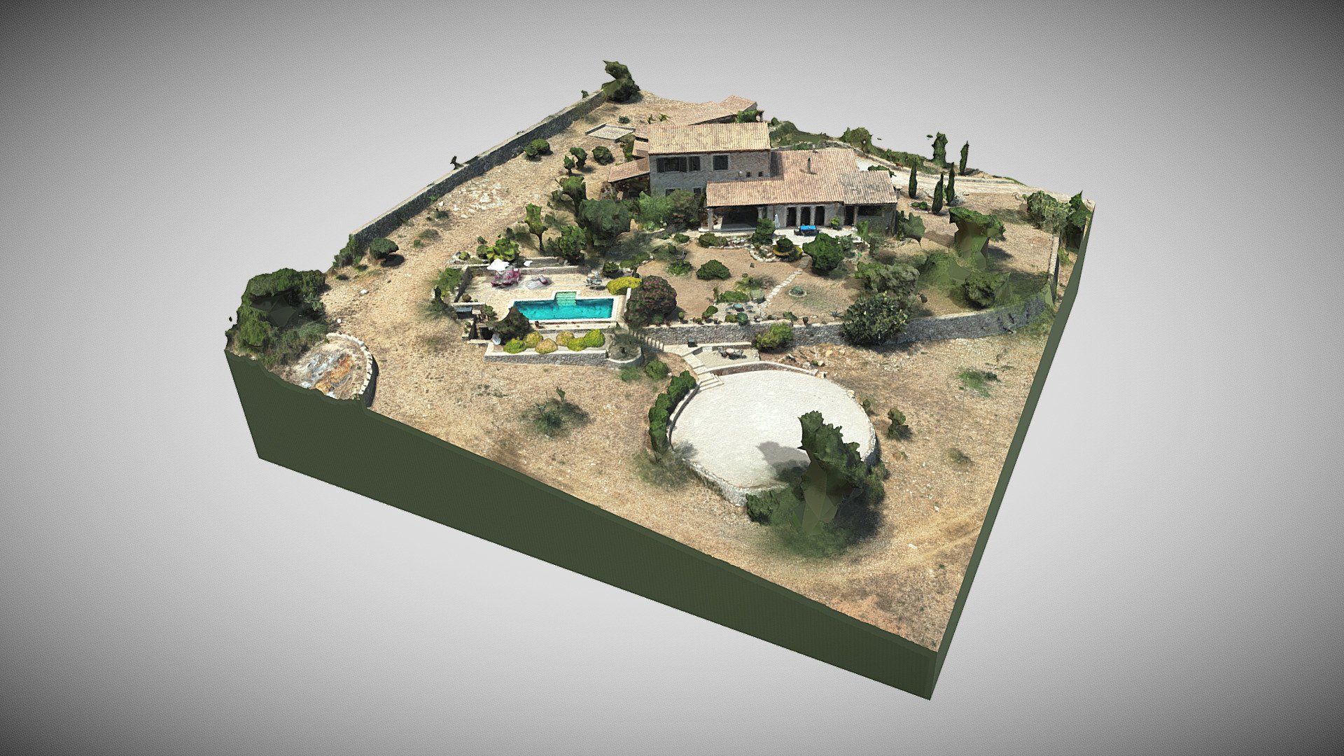 Finca auf Mallorca - Download Free 3D model by netgis [ccf9caf] - Sketchfab