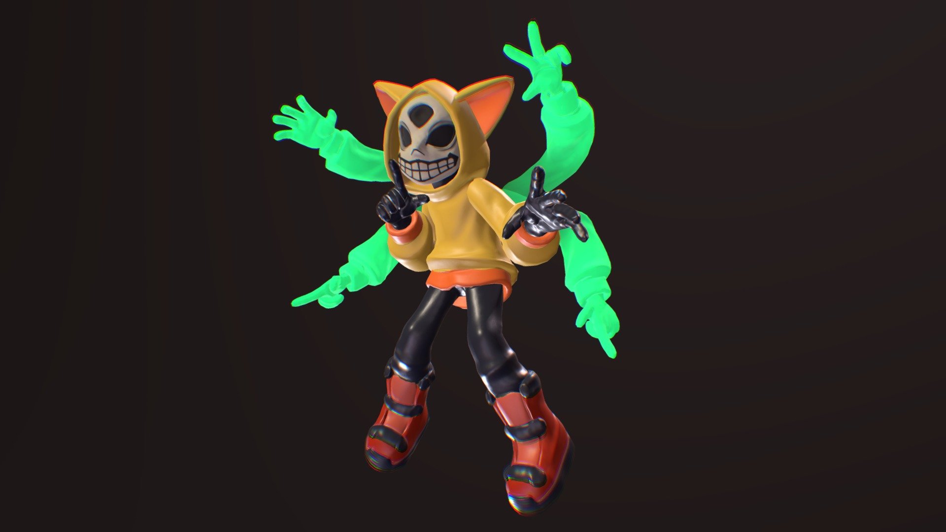 ghost arms - 3D model by Siebe De Raes (@SiebeDeRaes) [ccfa751] - Sketchfab