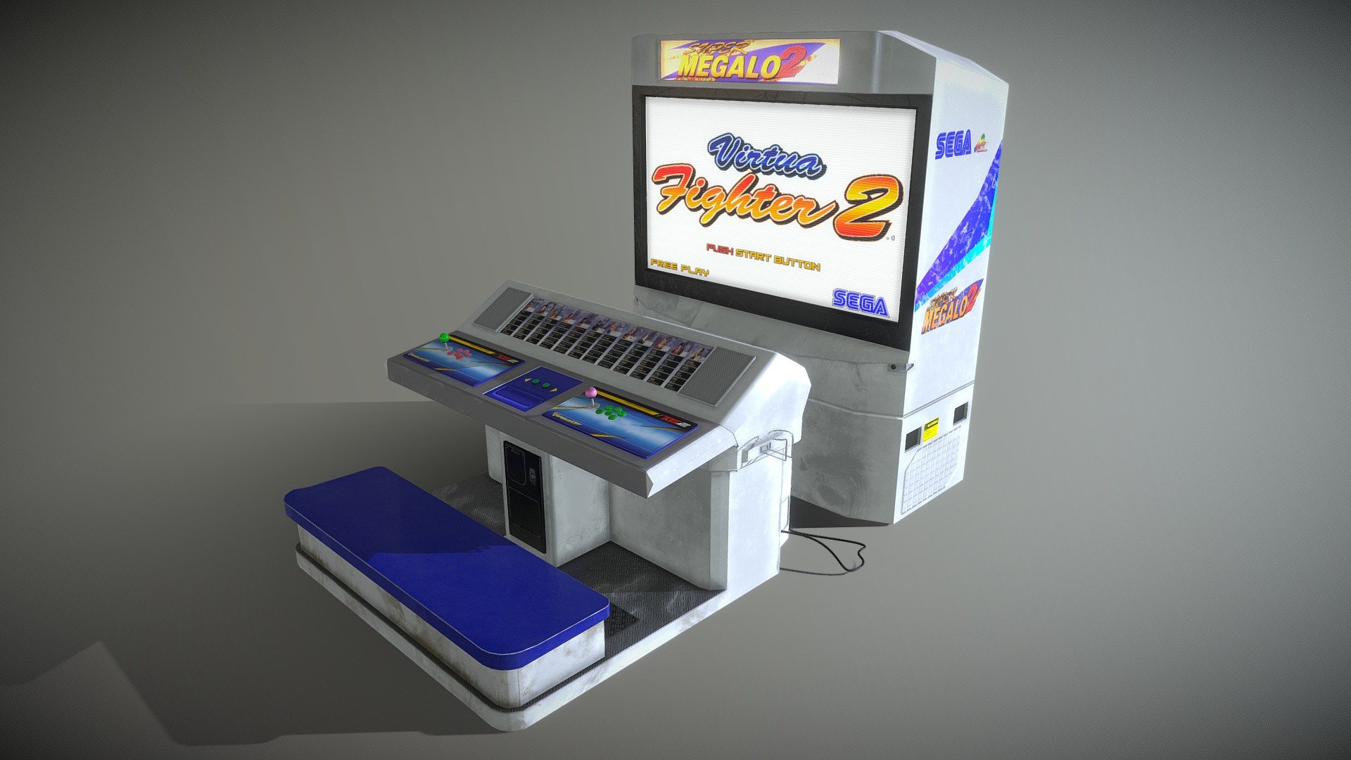 Super Megalo - Sega Retro Arcade - 3D model by Sousinho [ccfa929 ...