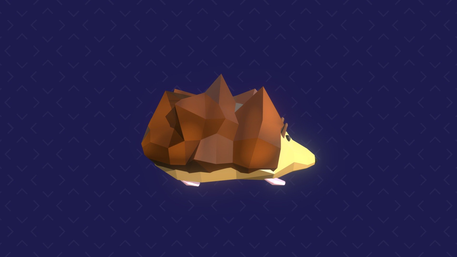 Low Poly Hedgehog - Download Free 3D model by trashart (@trash-art ...