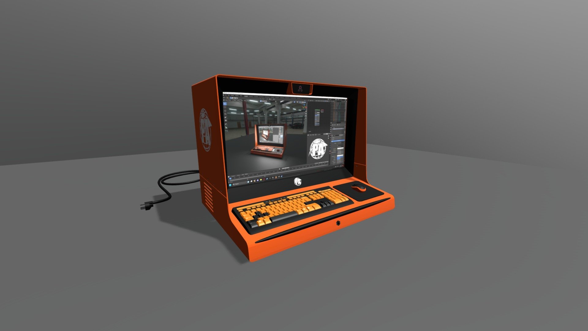 Terminal-styled Computer (Dumb Terminal) - Download Free 3D model by ...