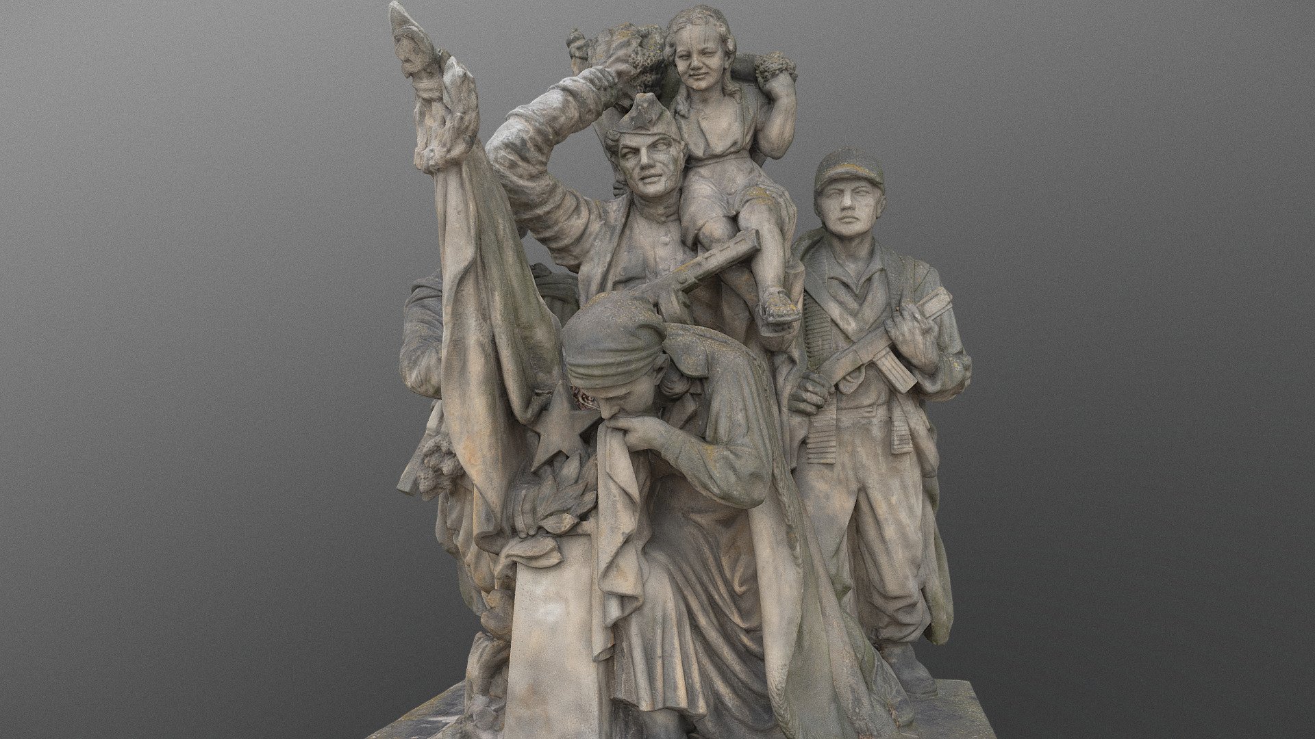 Red army sculptures - Buy Royalty Free 3D model by matousekfoto ...