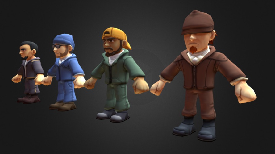 Dock Goons - 3D model by Lasketchy [ccfc52a] - Sketchfab